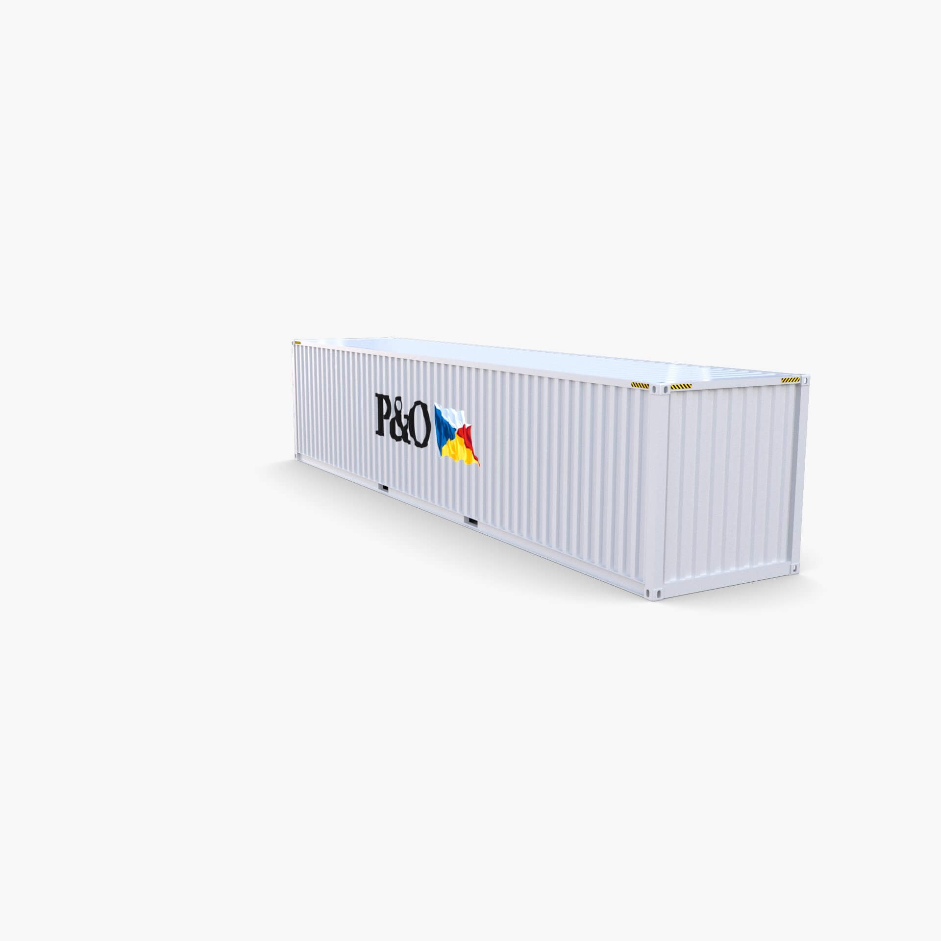 40ft Shipping Container PO V2 - 3D Model by dragosburian
