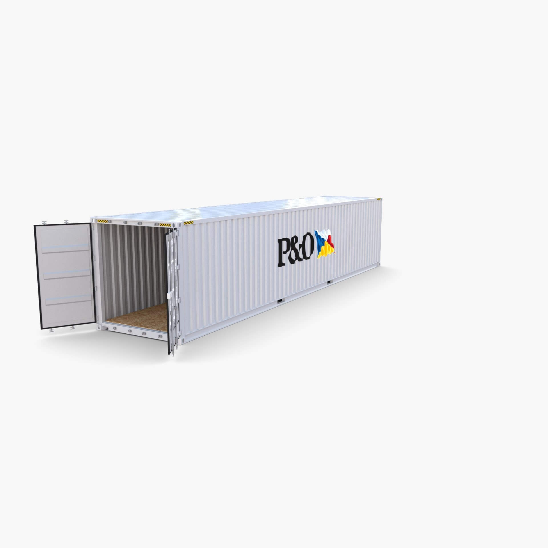 40ft Shipping Container PO V2 - 3D Model by dragosburian