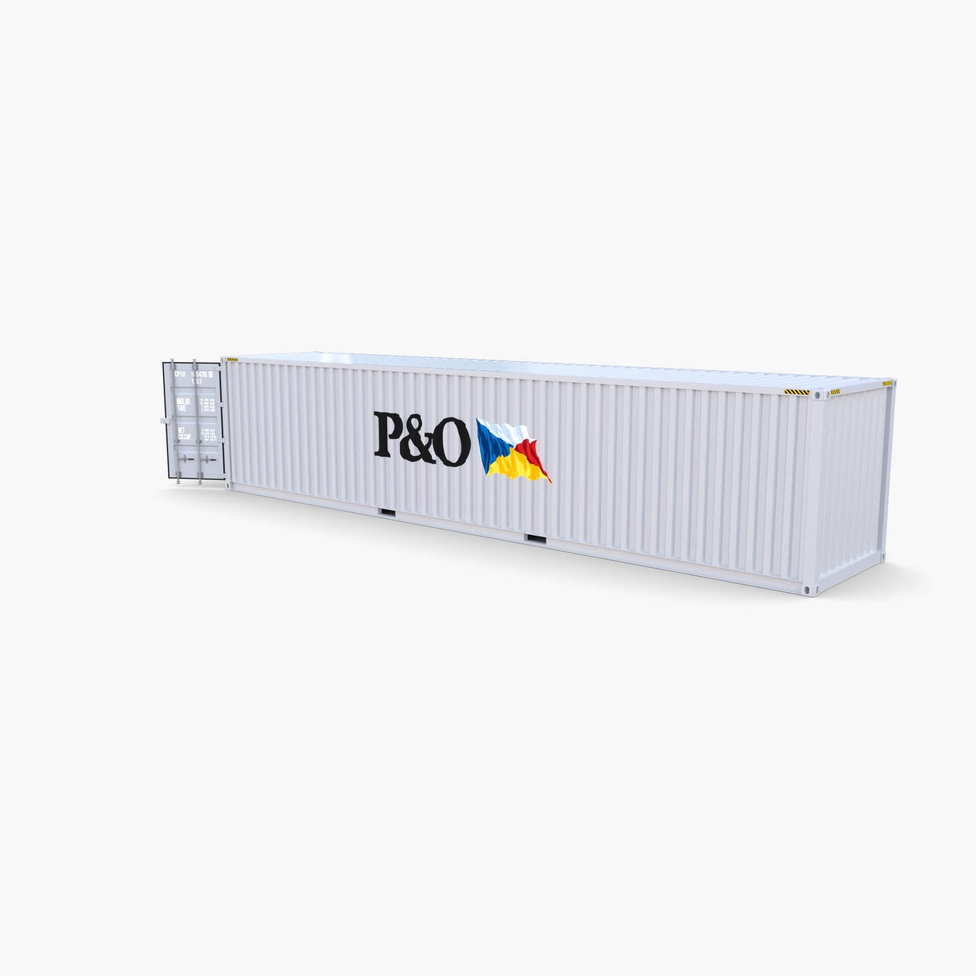 40ft Shipping Container PO V2 - 3D Model by dragosburian