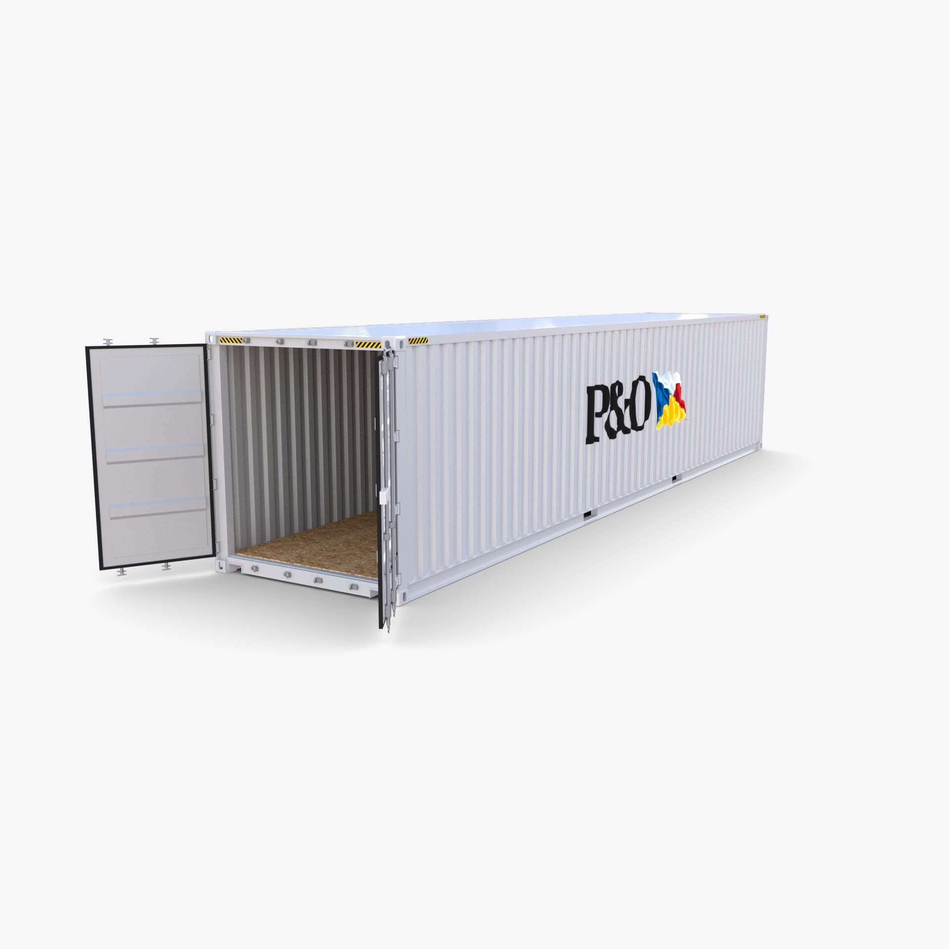 40ft Shipping Container PO V2 - 3D Model by dragosburian