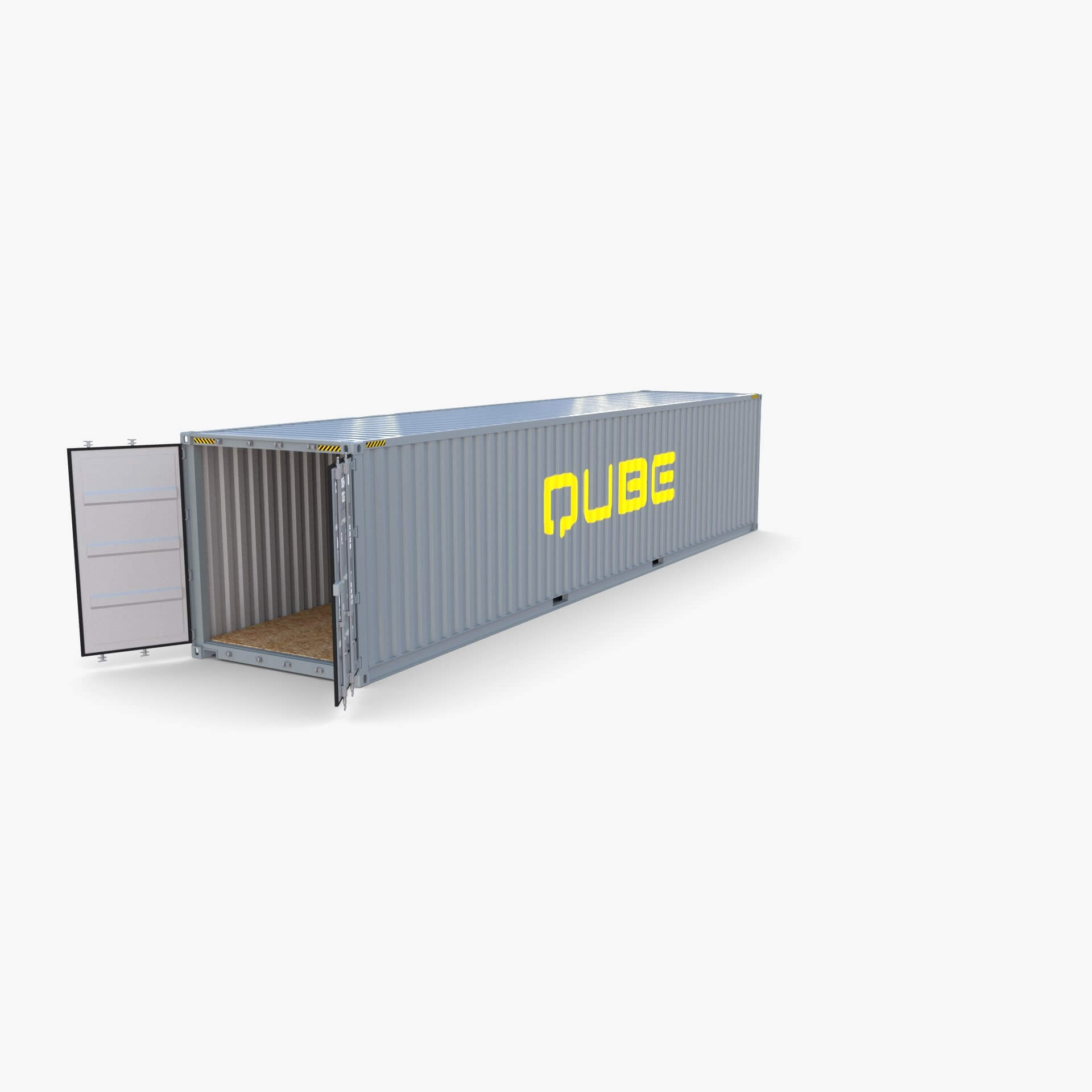 40ft Shipping Container Qube V1 - 3D Model by dragosburian
