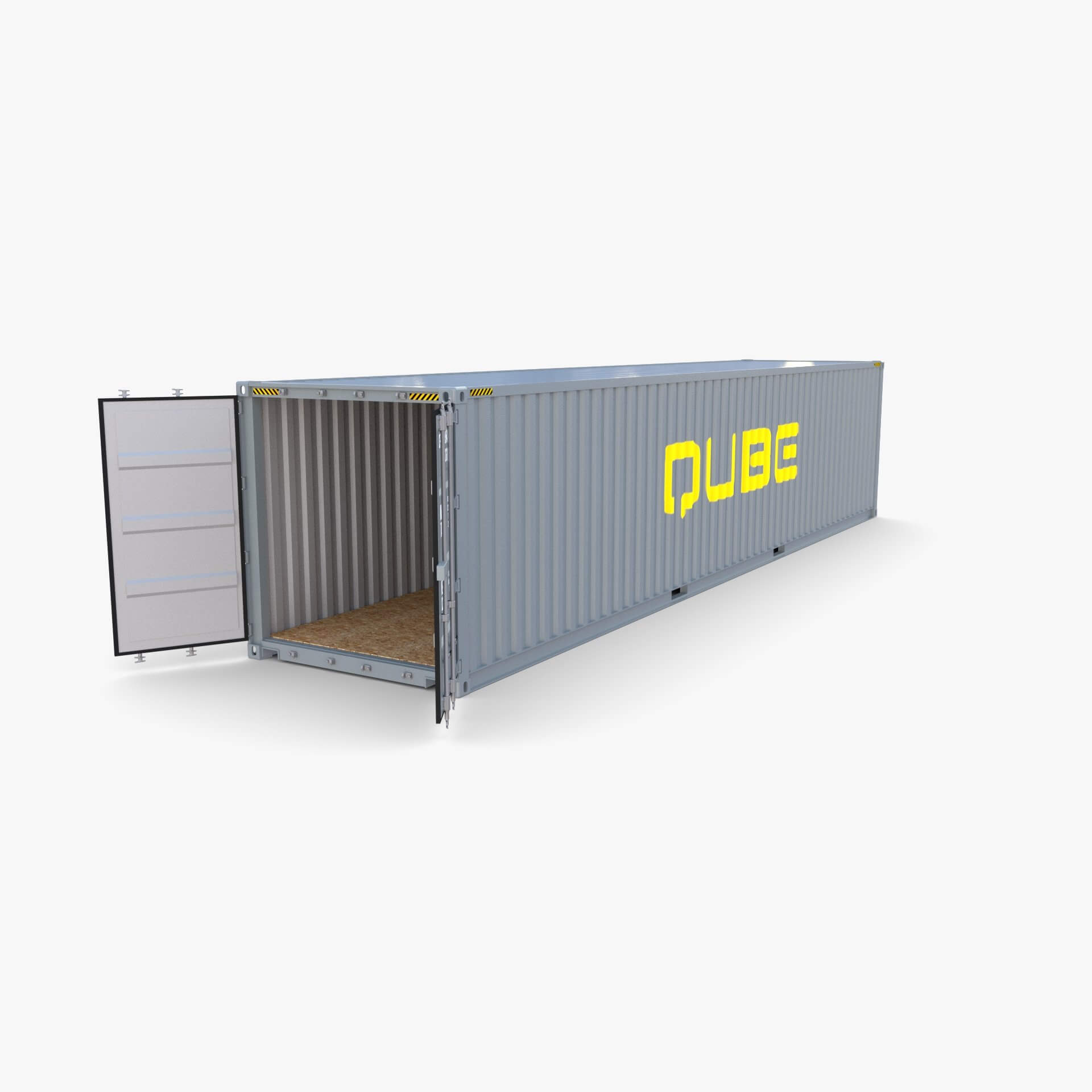 40ft Shipping Container Qube V1 - 3D Model by dragosburian