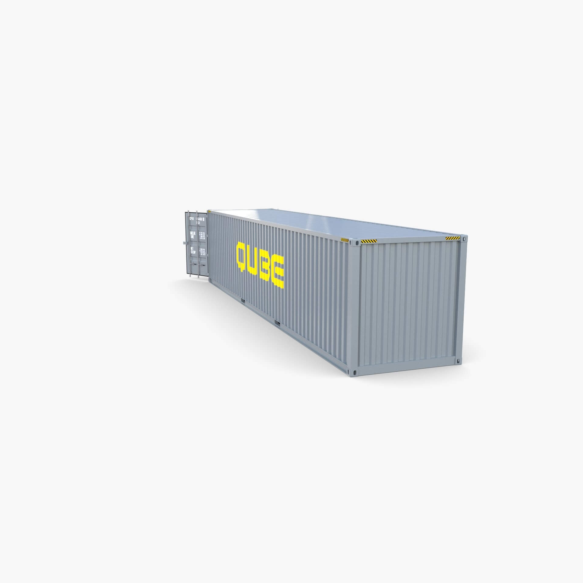 40ft Shipping Container Qube V1 - 3D Model by dragosburian