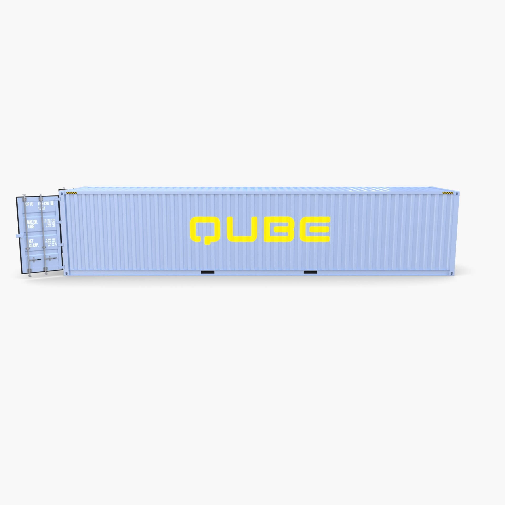 40ft Shipping Container Qube V2 - 3D Model by dragosburian