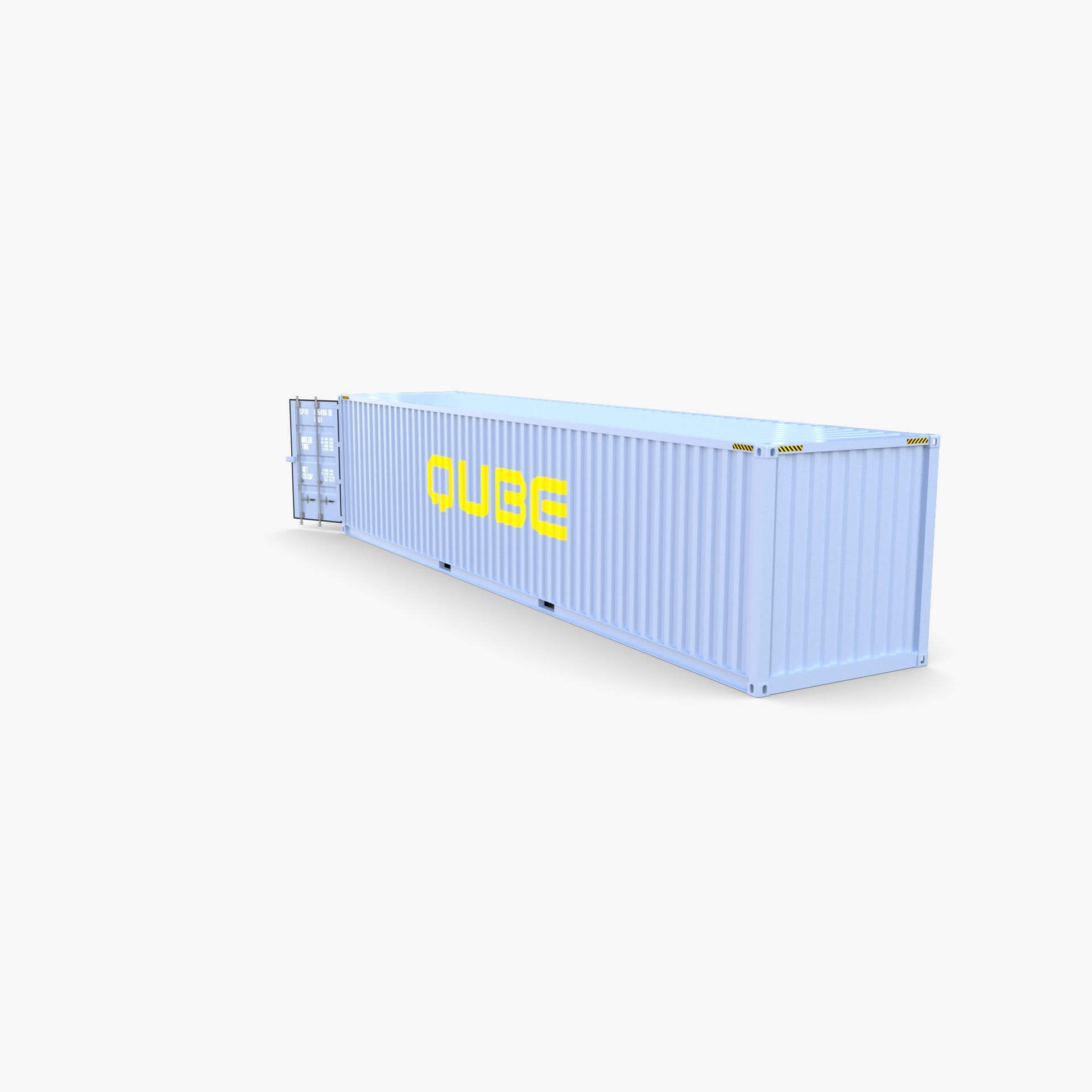 40ft Shipping Container Qube V2 - 3D Model by dragosburian