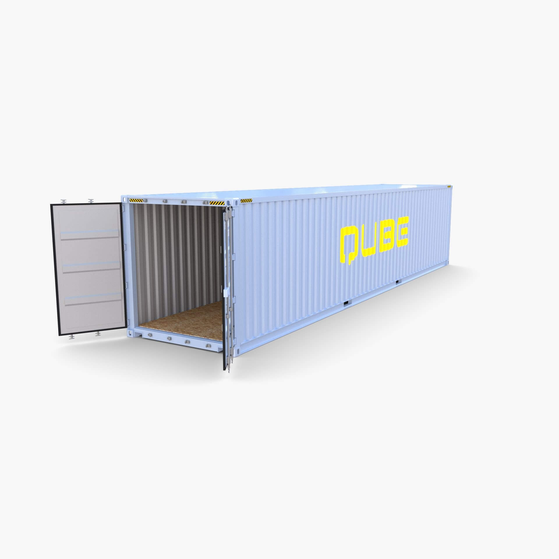 40ft Shipping Container Qube V2 - 3D Model by dragosburian