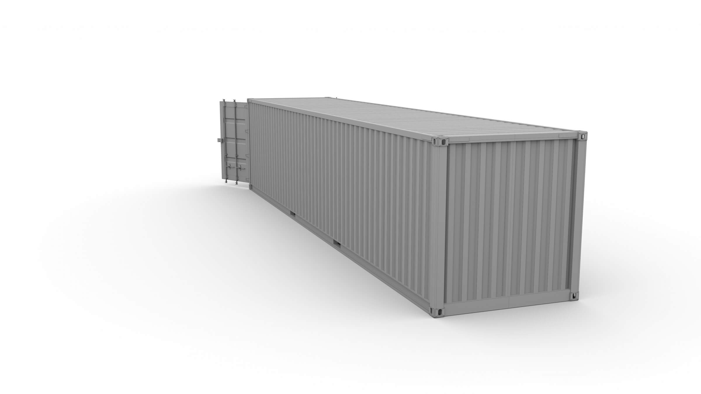 40ft Shipping Container Qube V2 - 3D Model by dragosburian
