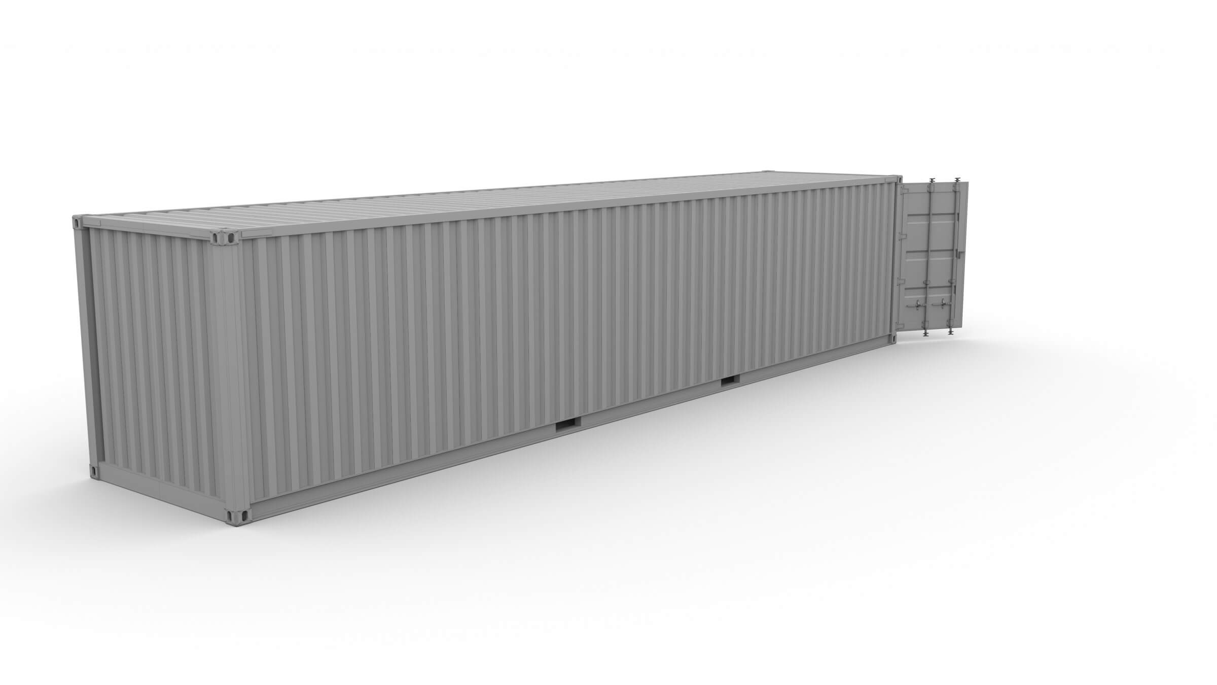 40ft Shipping Container Safmarine V2 - 3D Model by dragosburian