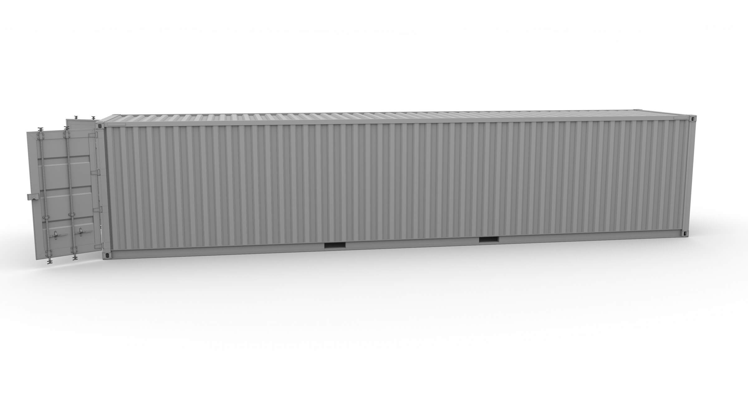 40ft Shipping Container Tex V1 - 3D Model by dragosburian