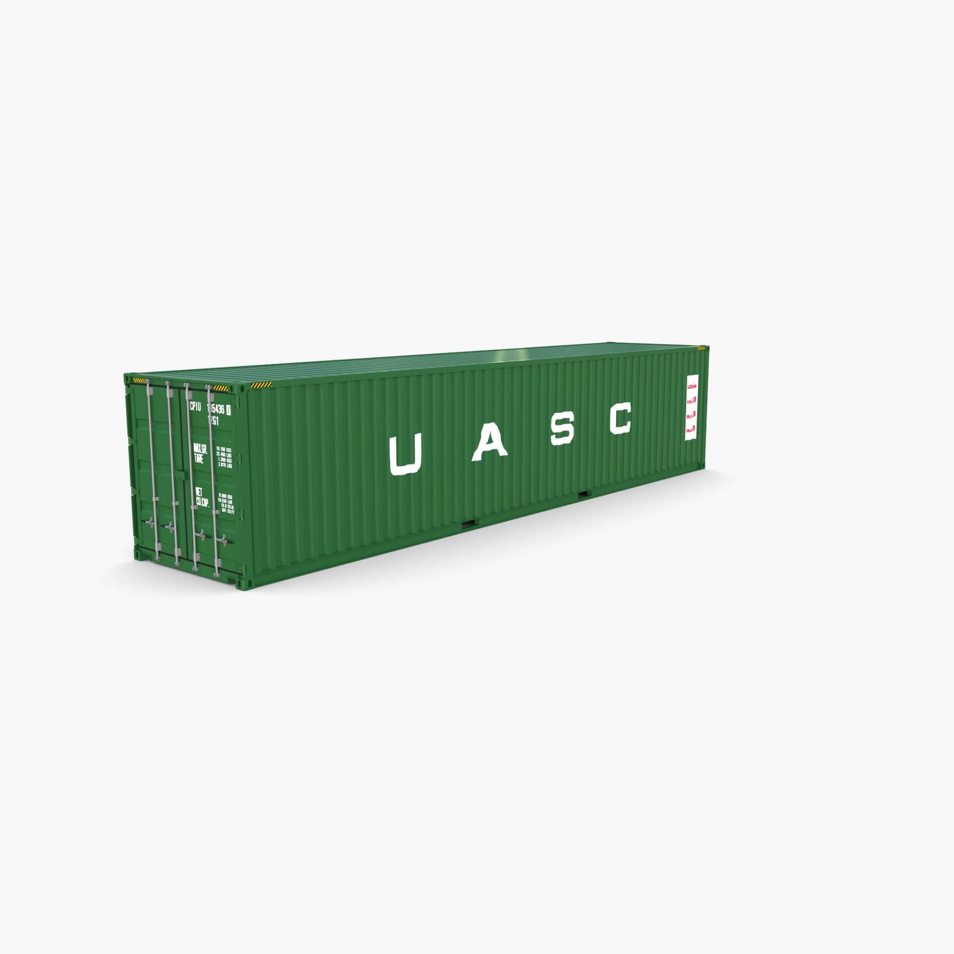 40ft Shipping Container UASC V1 - 3D Model by dragosburian