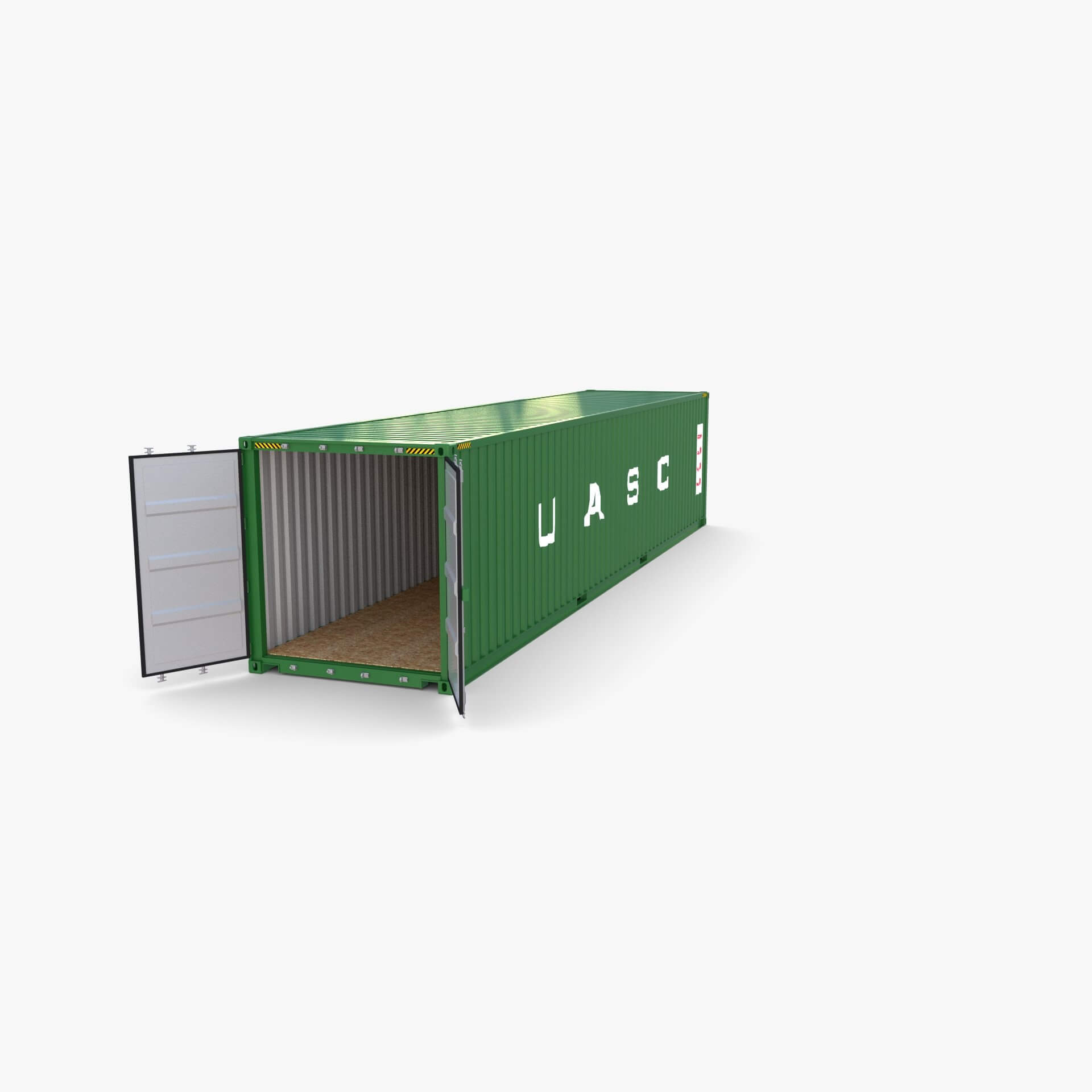 40ft Shipping Container UASC V1 - 3D Model by dragosburian