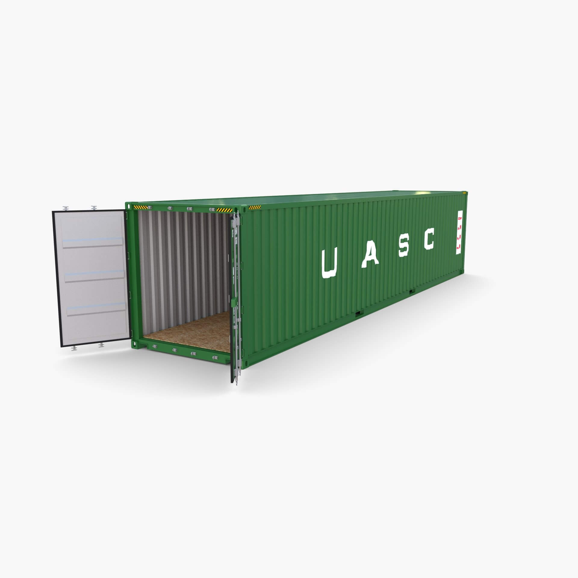 40ft Shipping Container UASC V1 - 3D Model by dragosburian