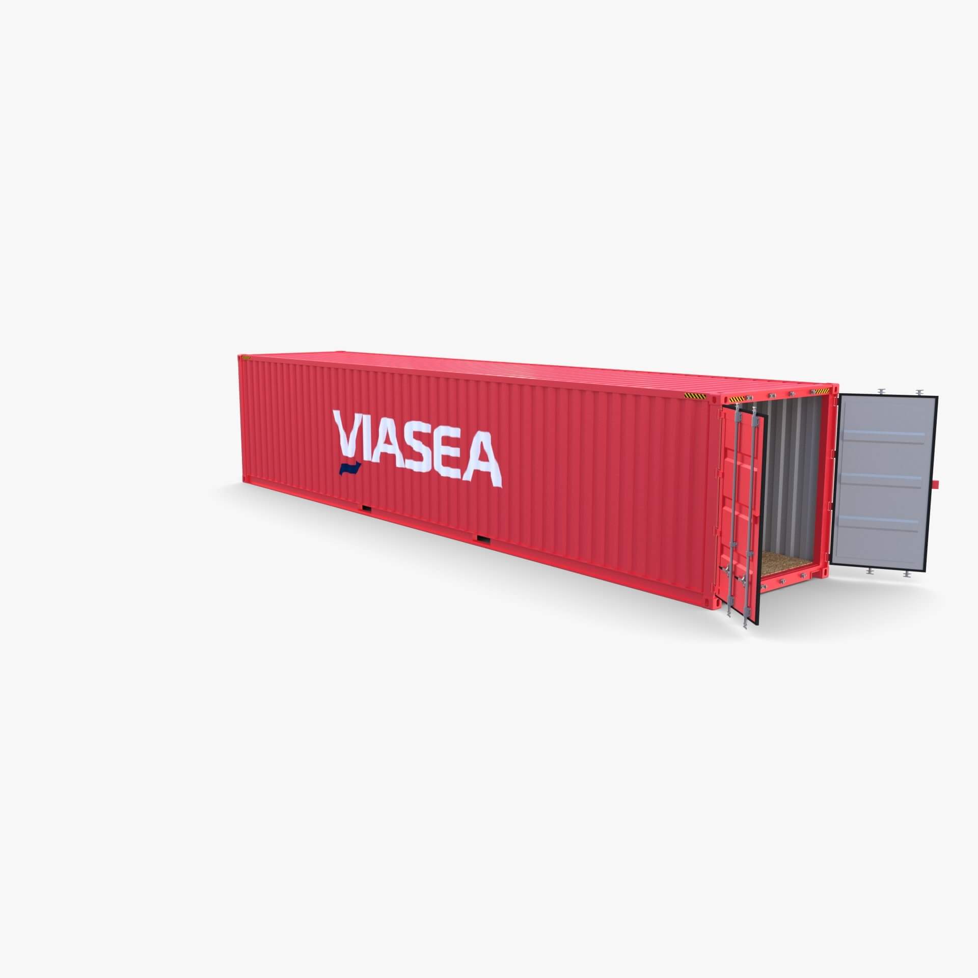 40ft Shipping Container Viasea - 3D Model by dragosburian