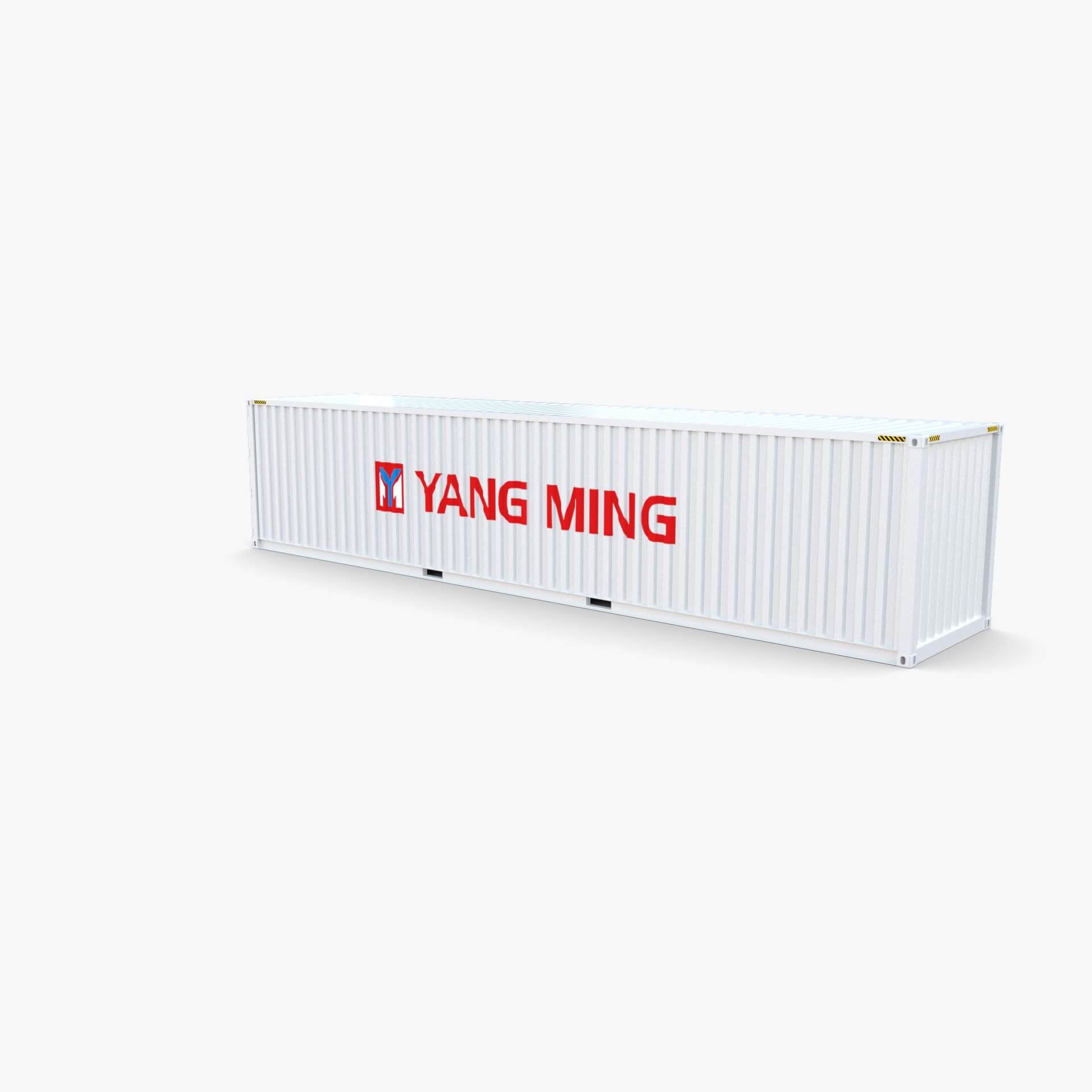 40ft Shipping Container Yang Ming - 3D Model by dragosburian