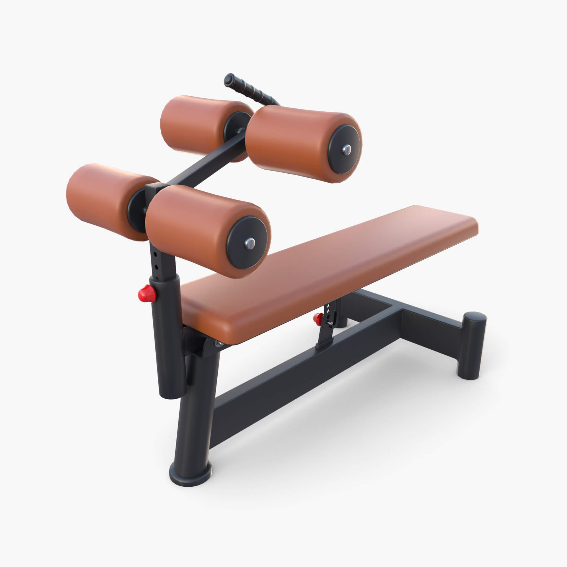 Adjustable Crunch Bench - 3D Model by dragosburian