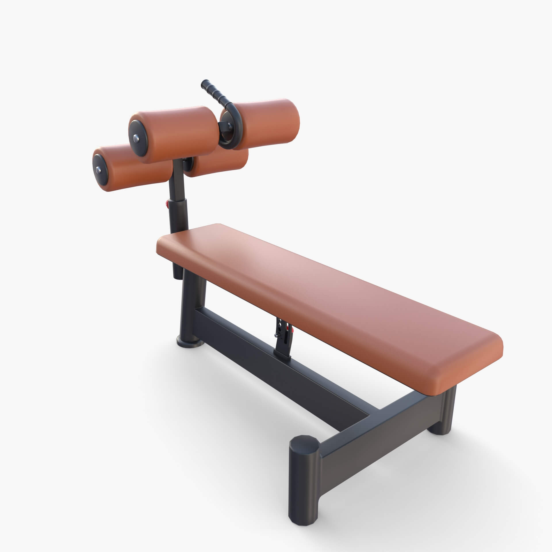Adjustable Crunch Bench - 3D Model by dragosburian