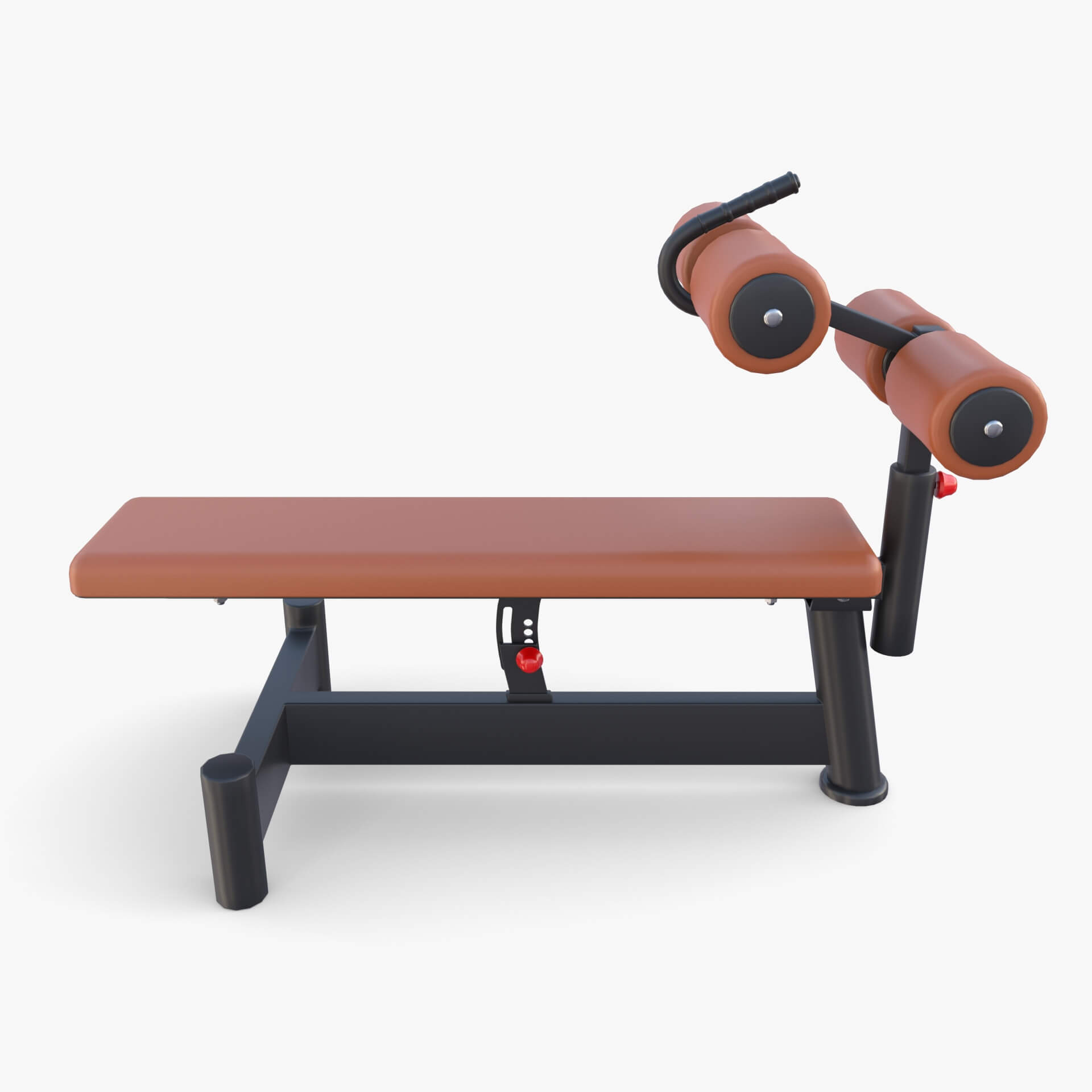 Adjustable Crunch Bench - 3D Model by dragosburian