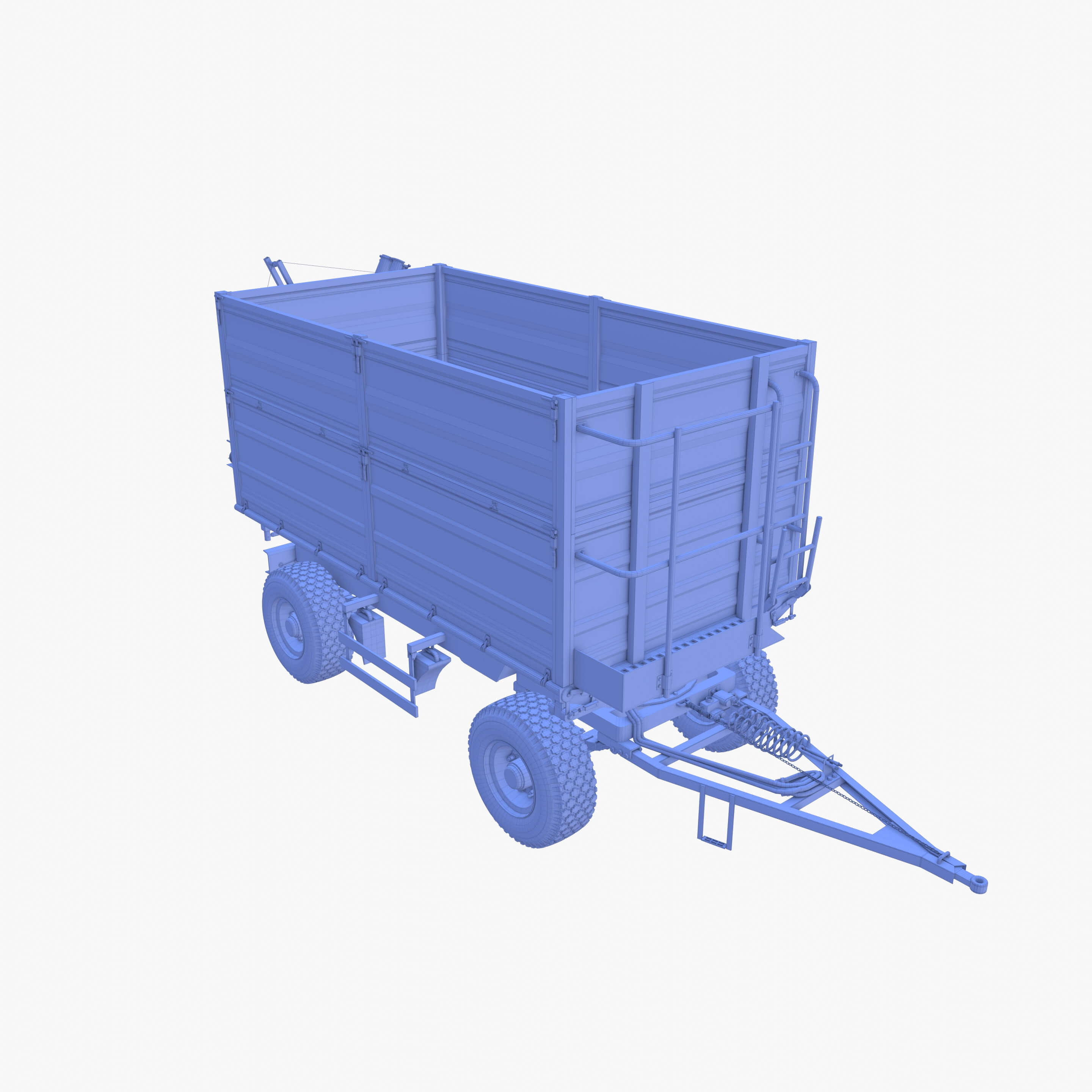 Agro Trailer V3 - 3D Model by dragosburian