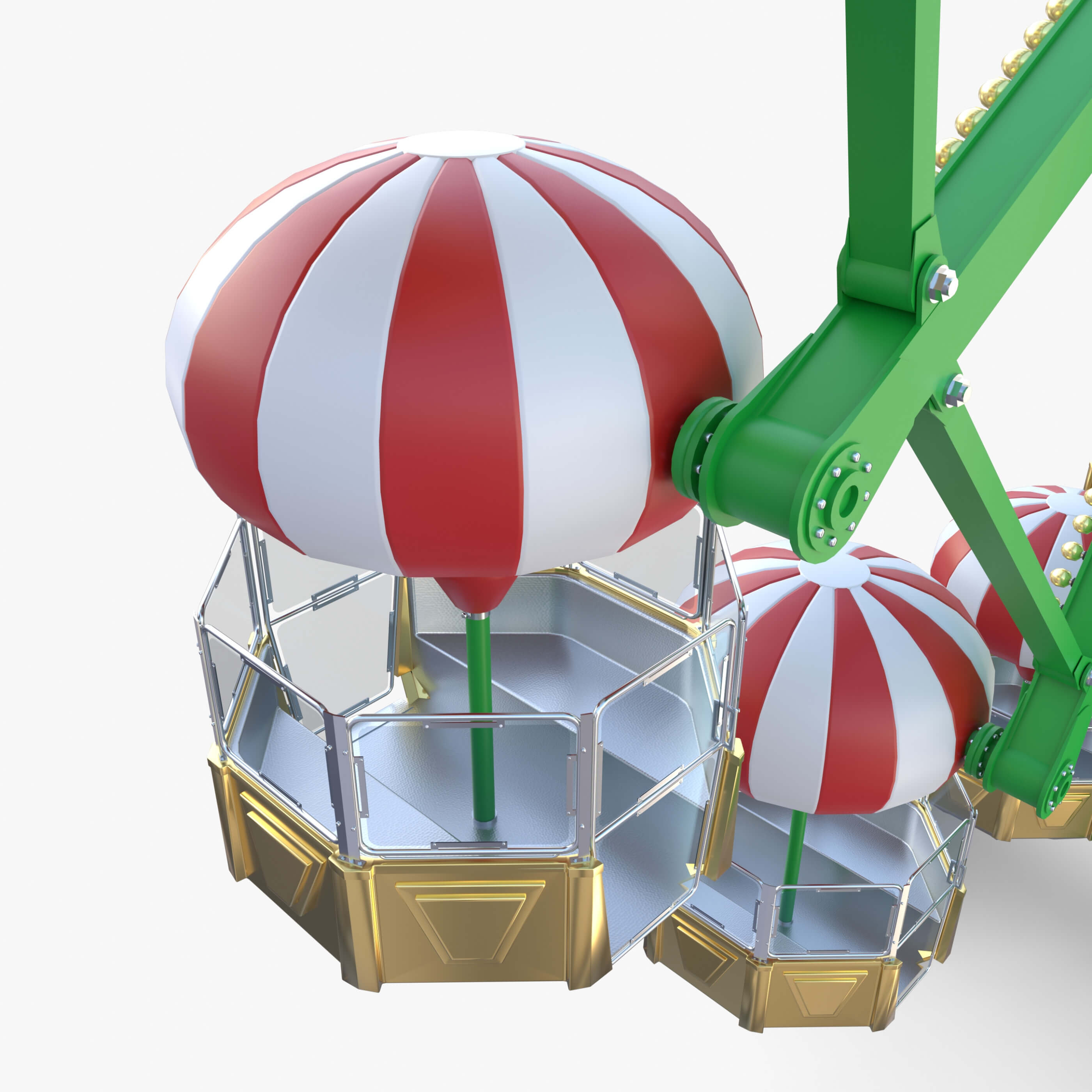 Animated Ferris Wheel V1 - 3D Model by dragosburian