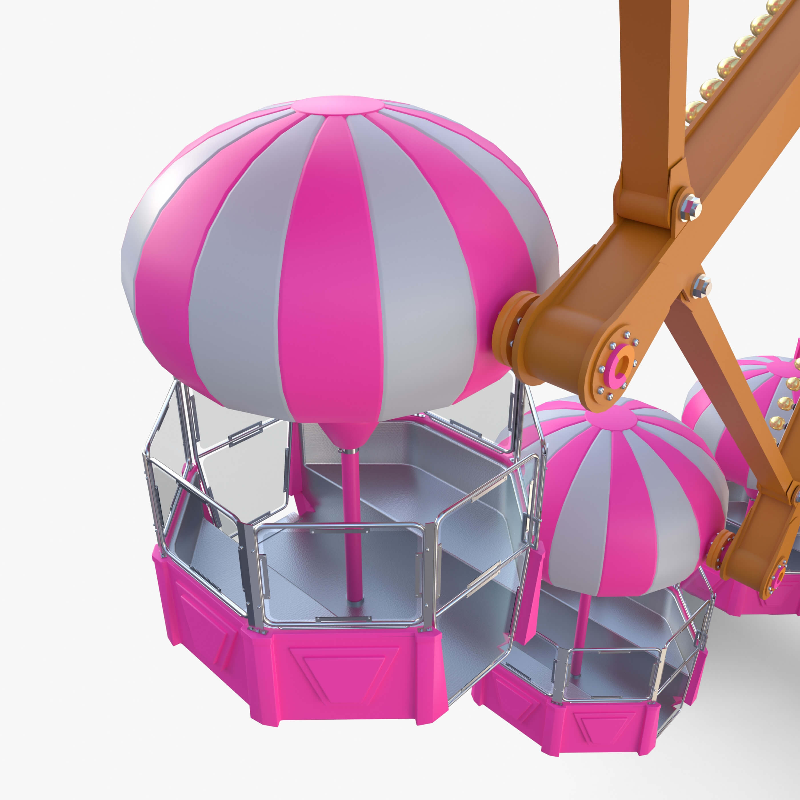 Animated Ferris Wheel V4 - 3D Model by dragosburian
