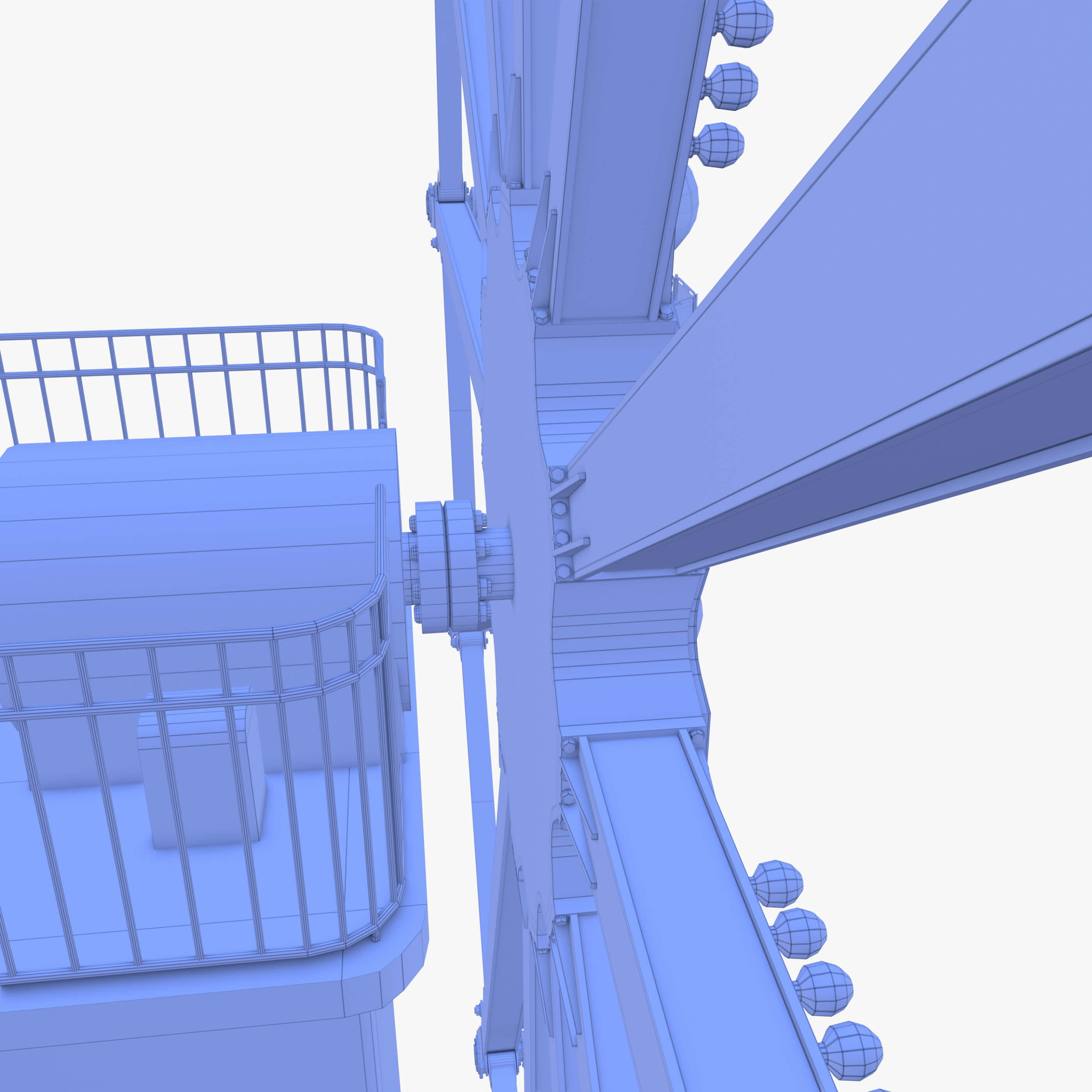 Animated Ferris Wheel V4 - 3D Model by dragosburian