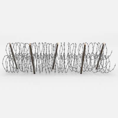 Barb Wire Obstacle 13 - 3D Model by dragosburian