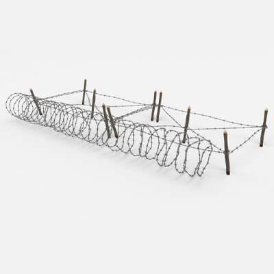 Barb Wire Obstacle 19 - 3D Model by dragosburian