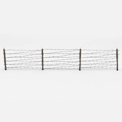 Barb Wire Obstacle 8 - 3D Model by dragosburian