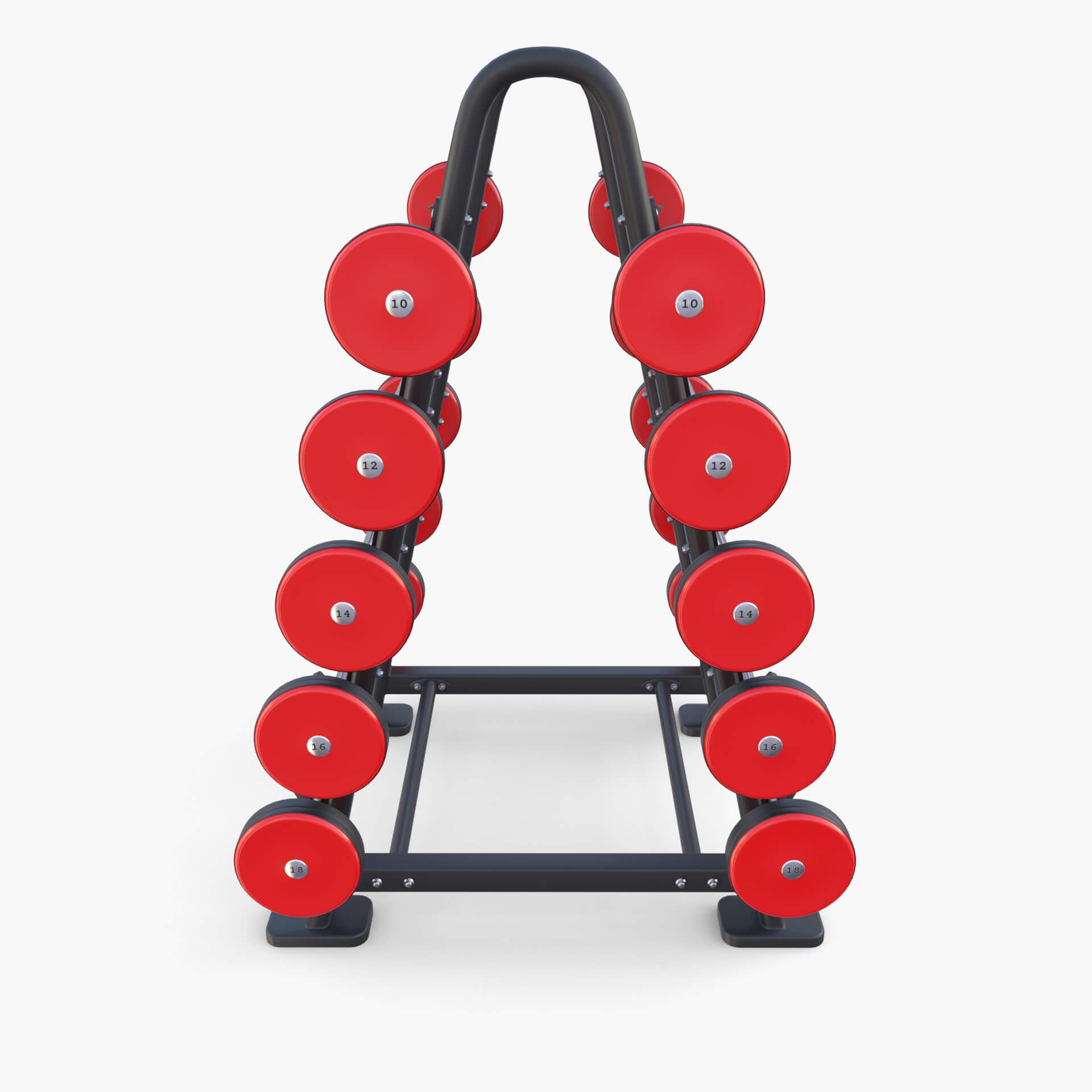 Barbell Rack Double - 3D Model by dragosburian