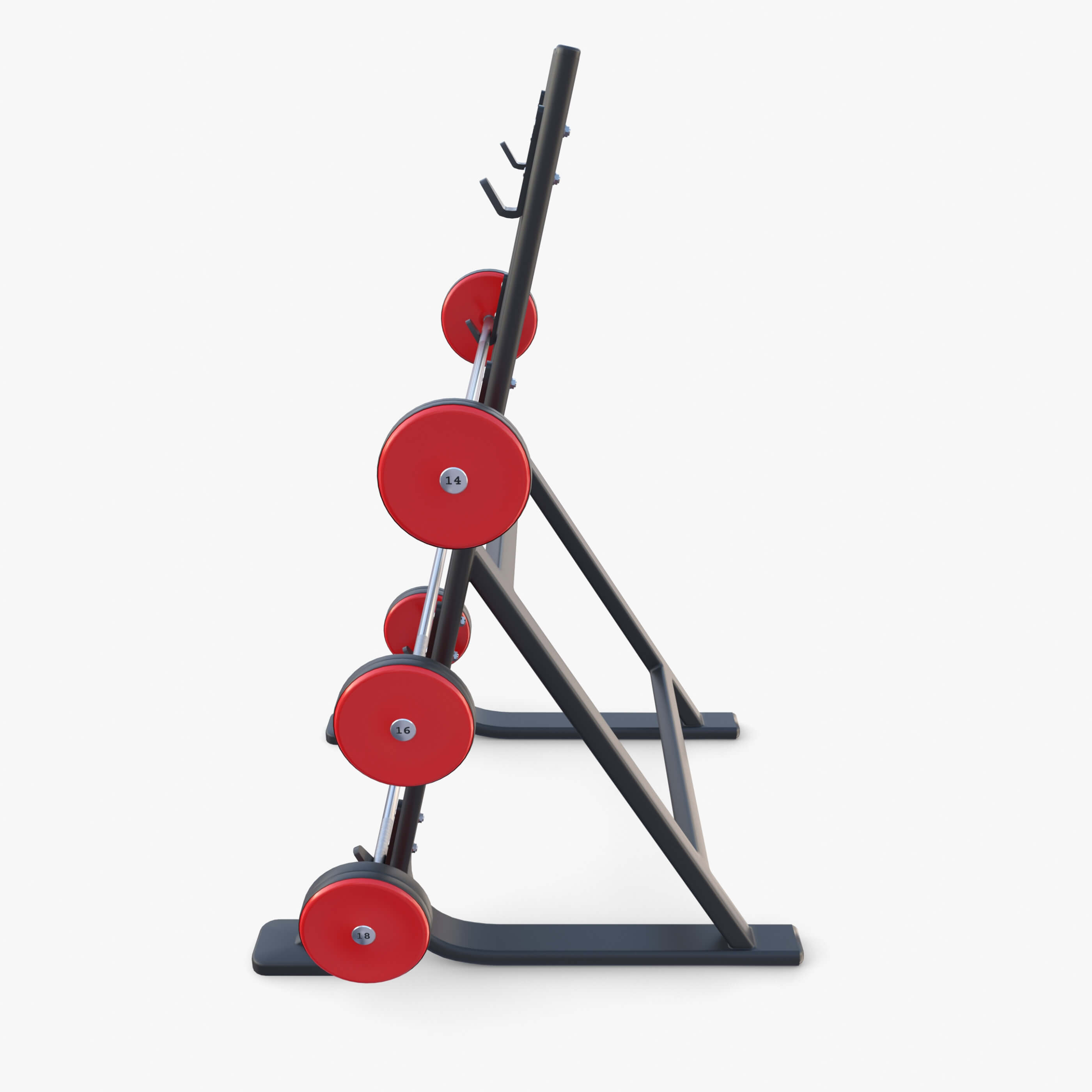 Barbell Rack - 3D Model by dragosburian