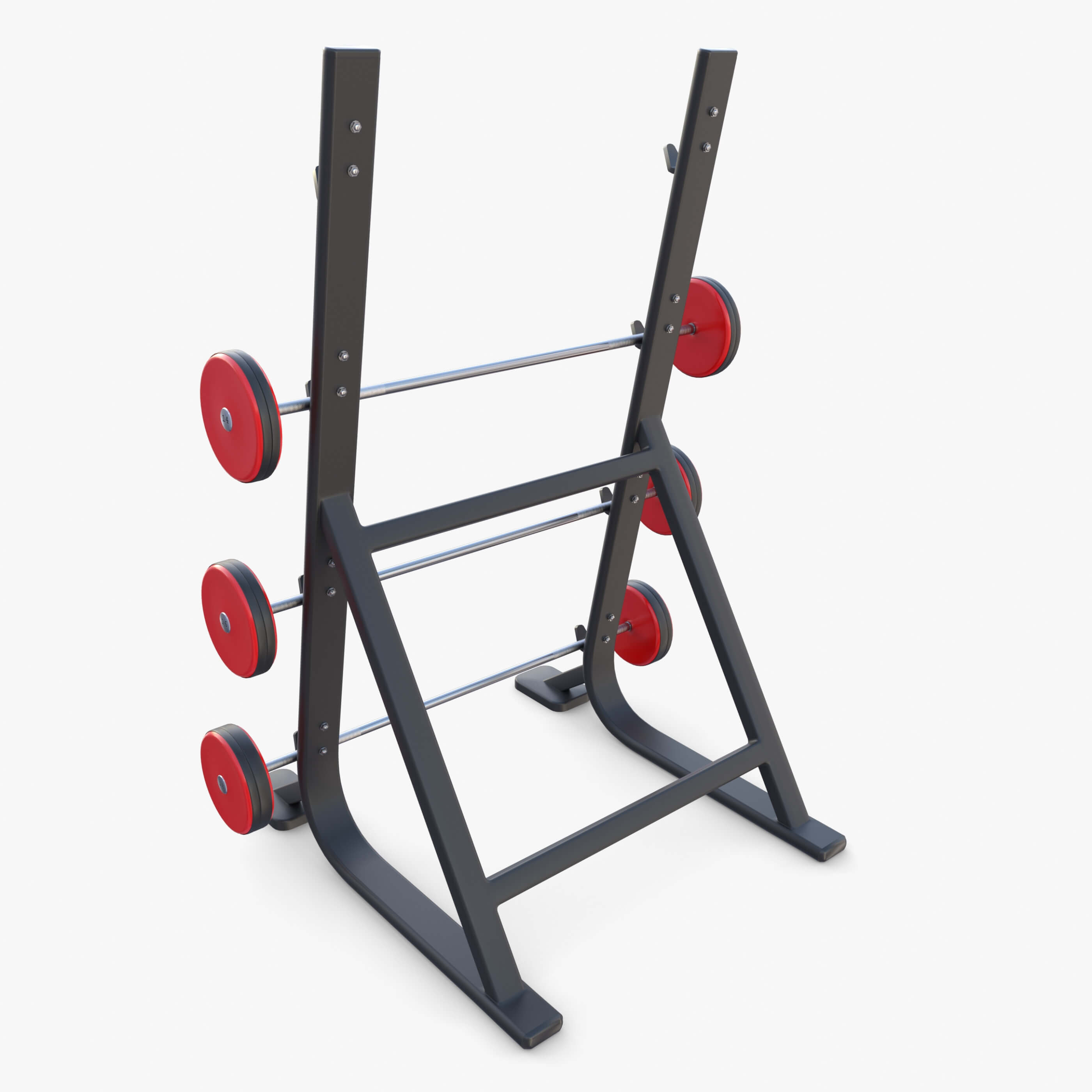 Barbell Rack - 3D Model by dragosburian