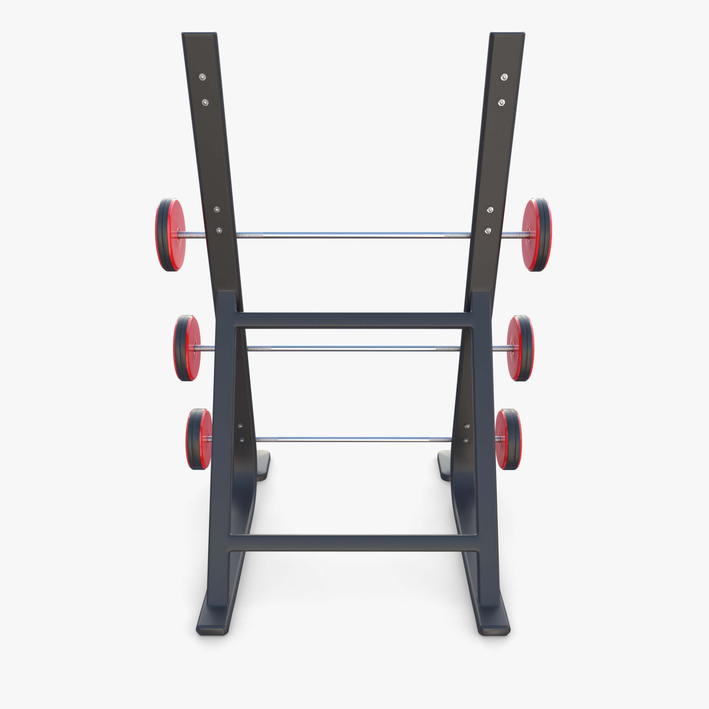 Barbell Rack - 3D Model by dragosburian