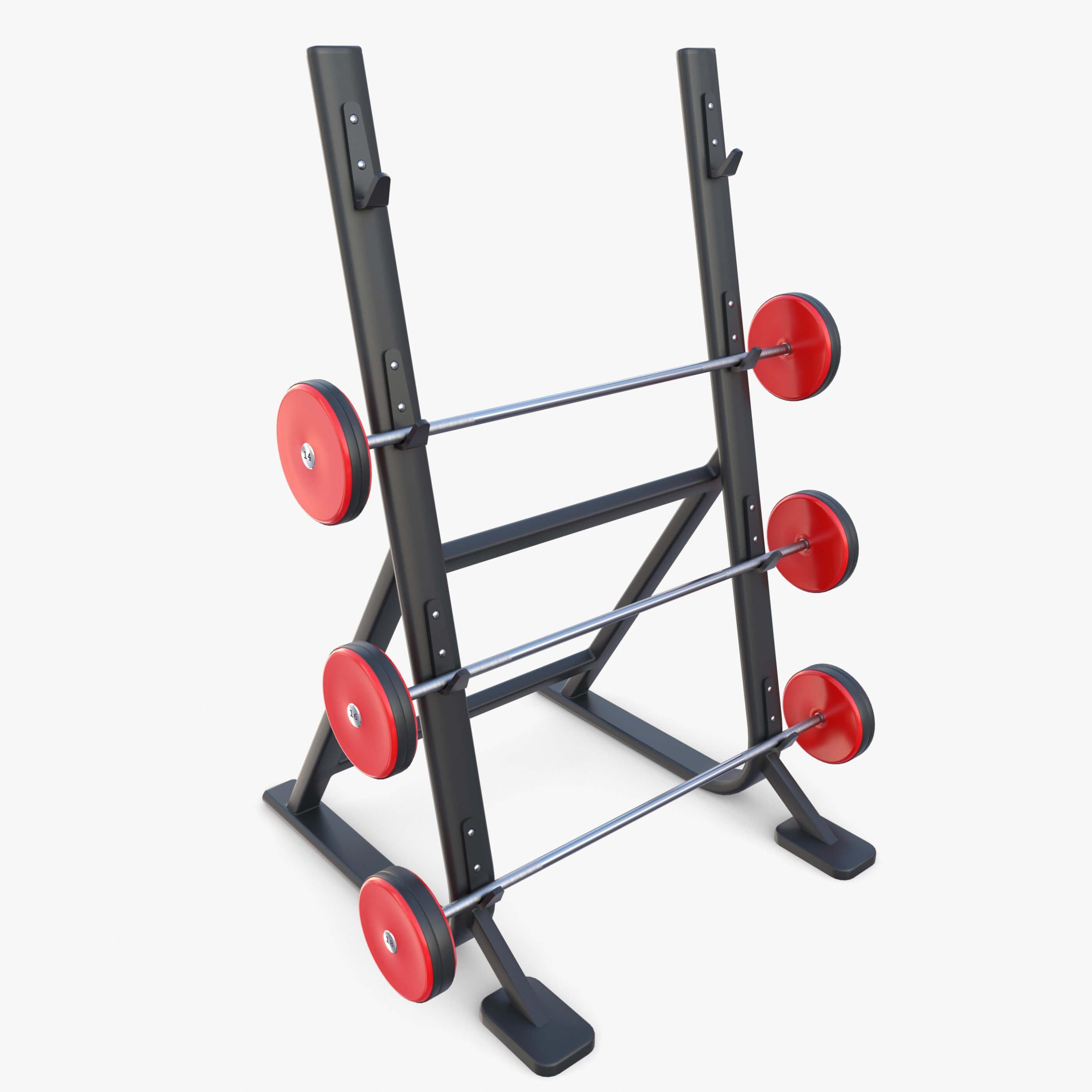 Barbell Rack - 3D Model by dragosburian