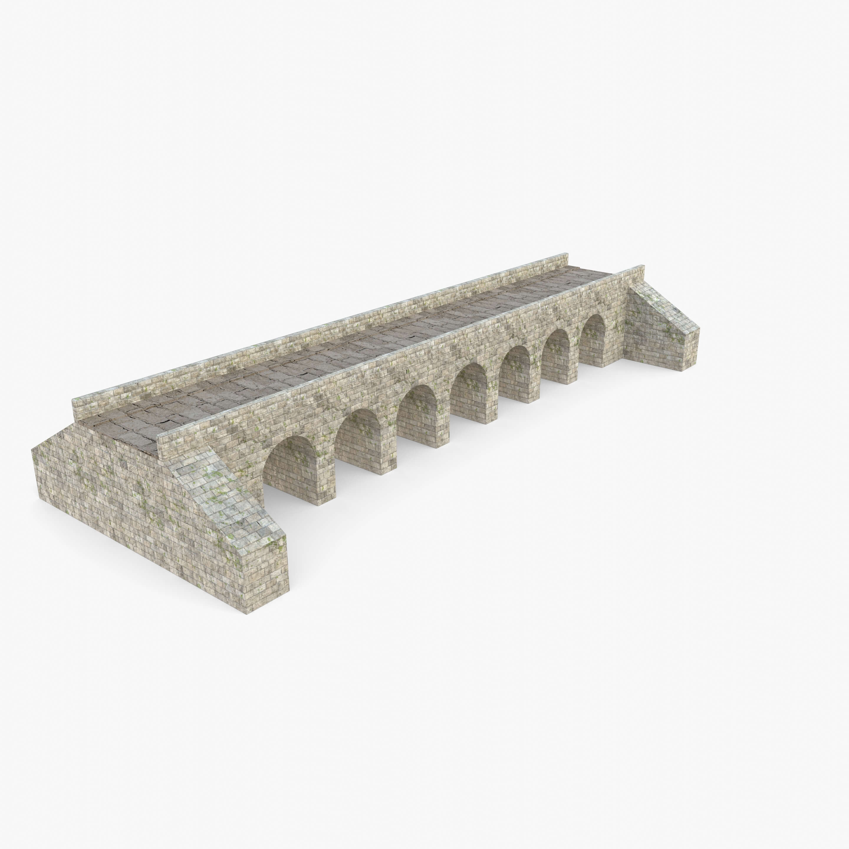 Medieval Bridge V2 - 3D Model by dragosburian
