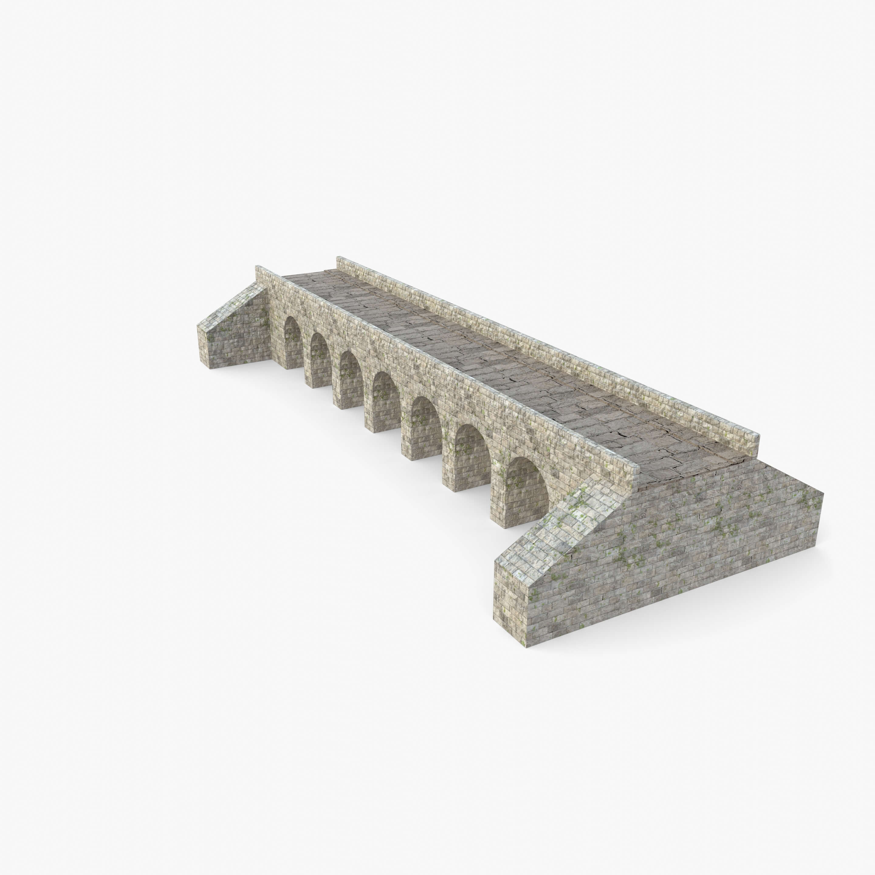 Medieval Bridge V2 - 3D Model by dragosburian