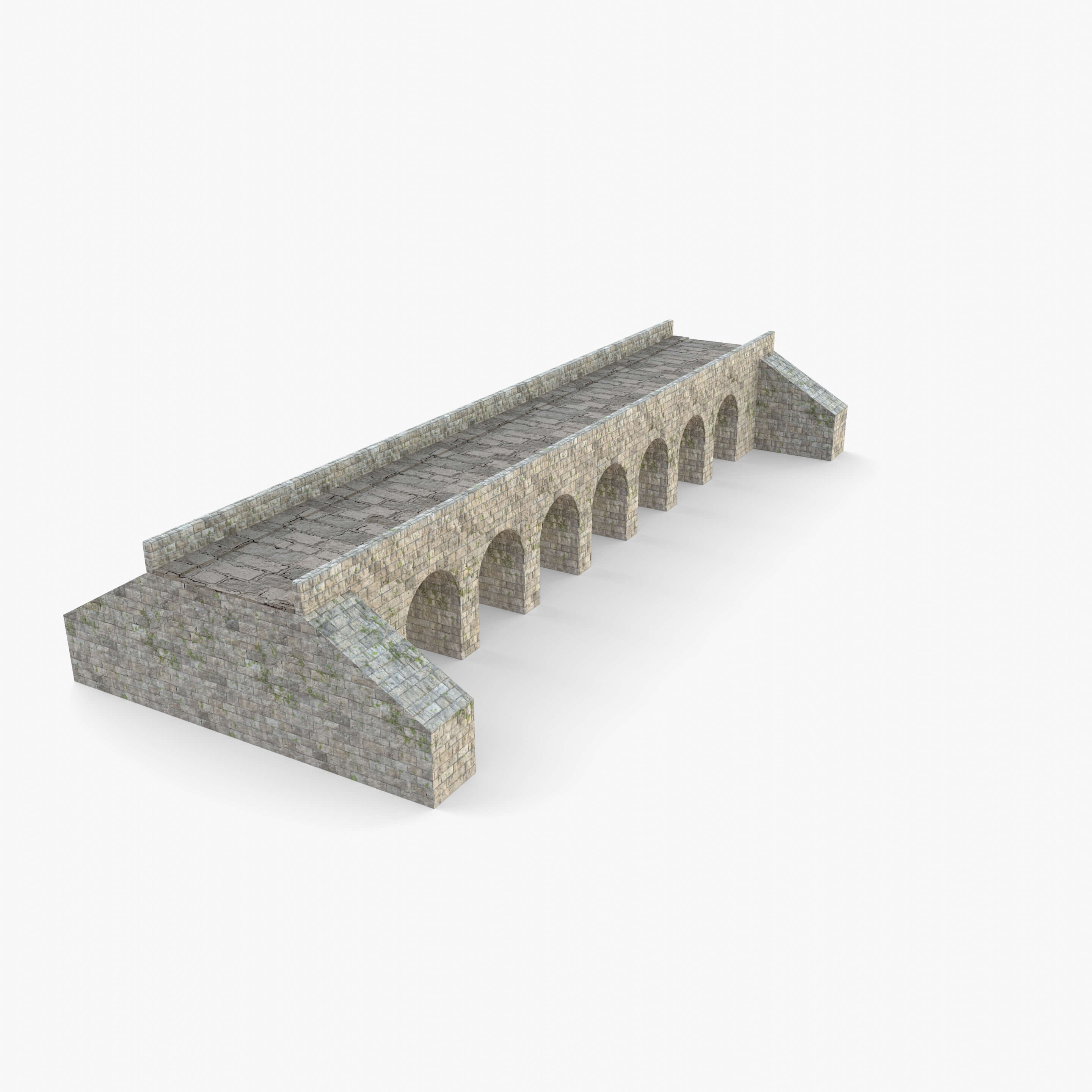 Medieval Bridge V2 - 3D Model by dragosburian