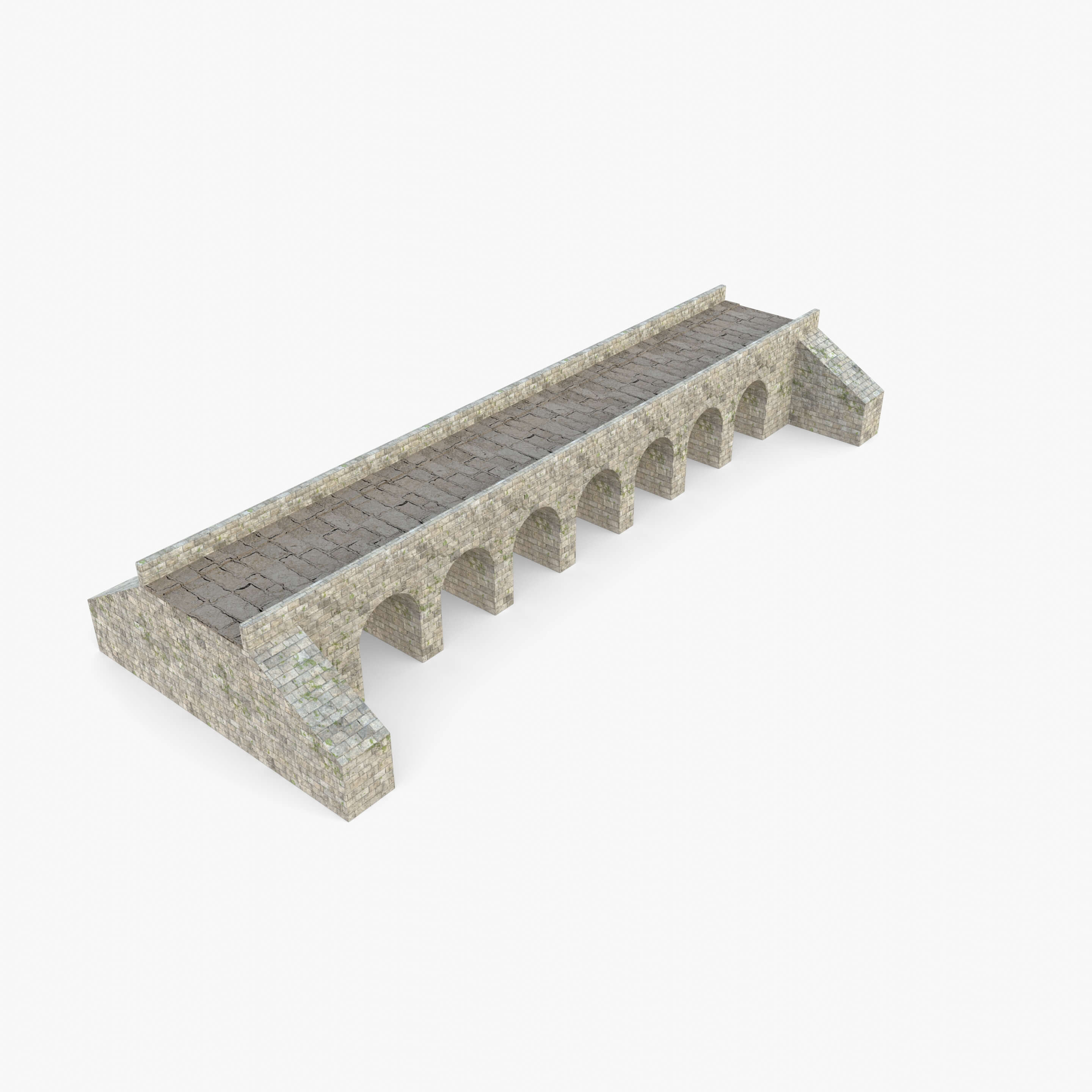 Medieval Bridge V2 - 3D Model by dragosburian