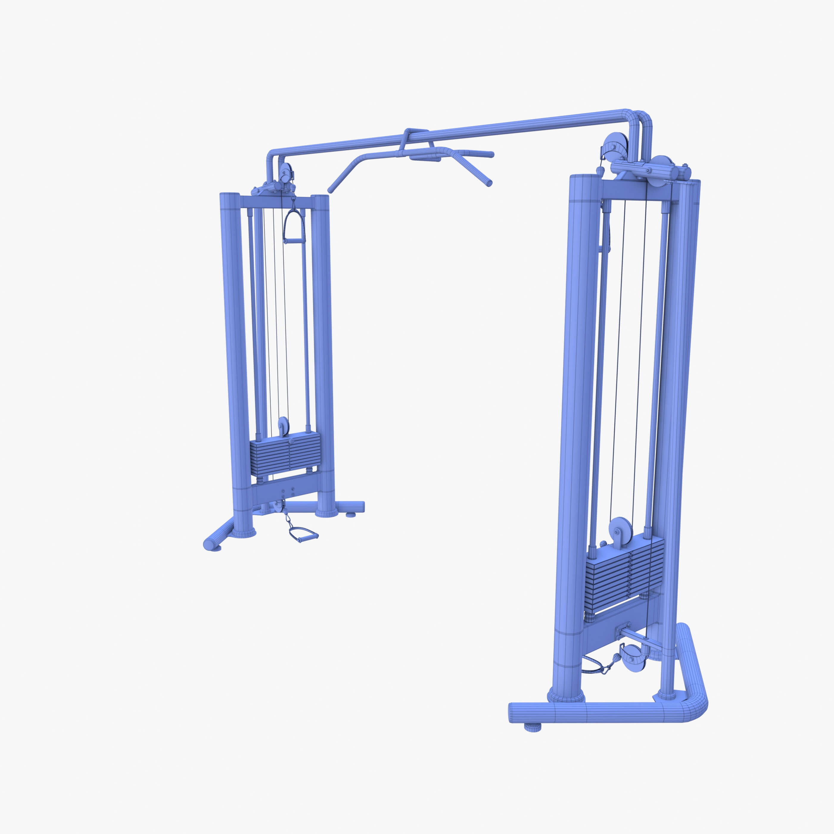 Cable Crossover - 3D Model by dragosburian