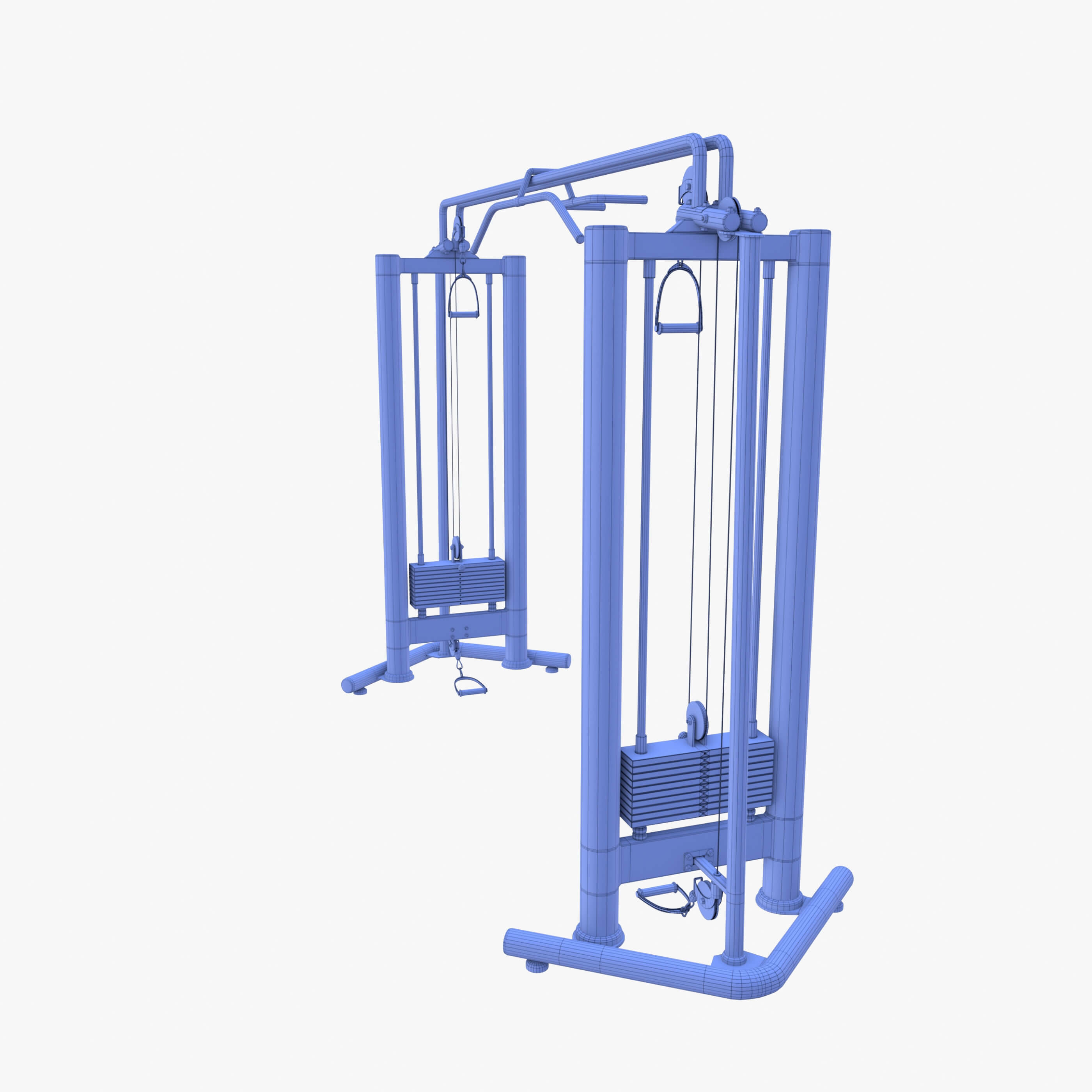Cable Crossover - 3D Model by dragosburian