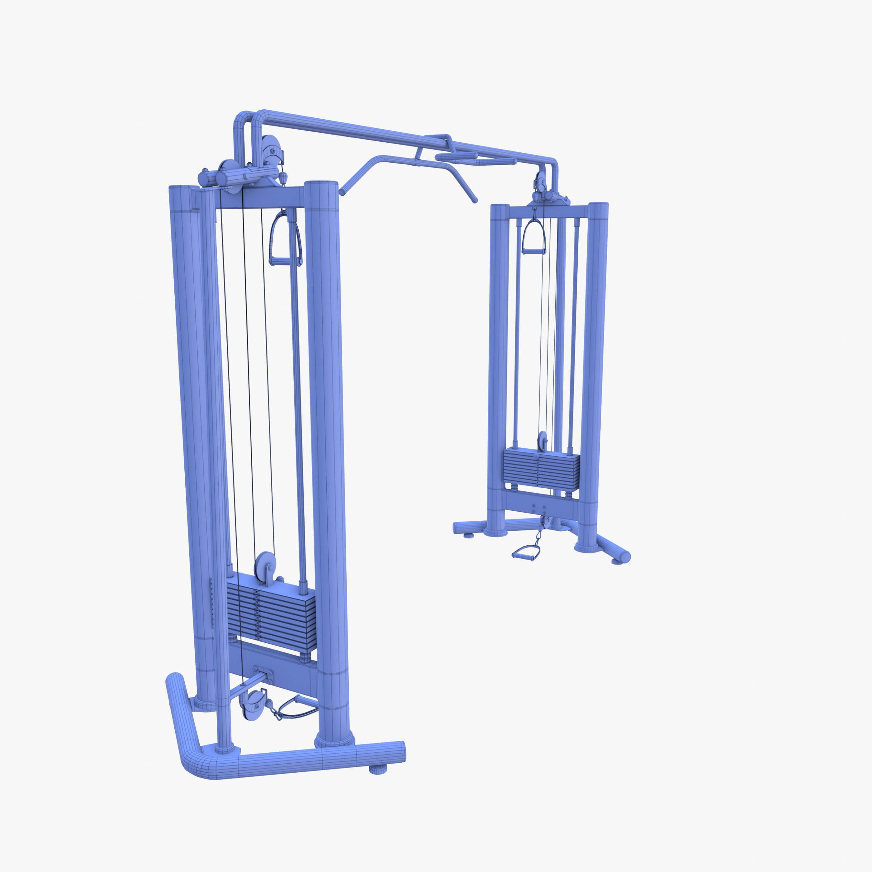 Cable Crossover - 3D Model by dragosburian