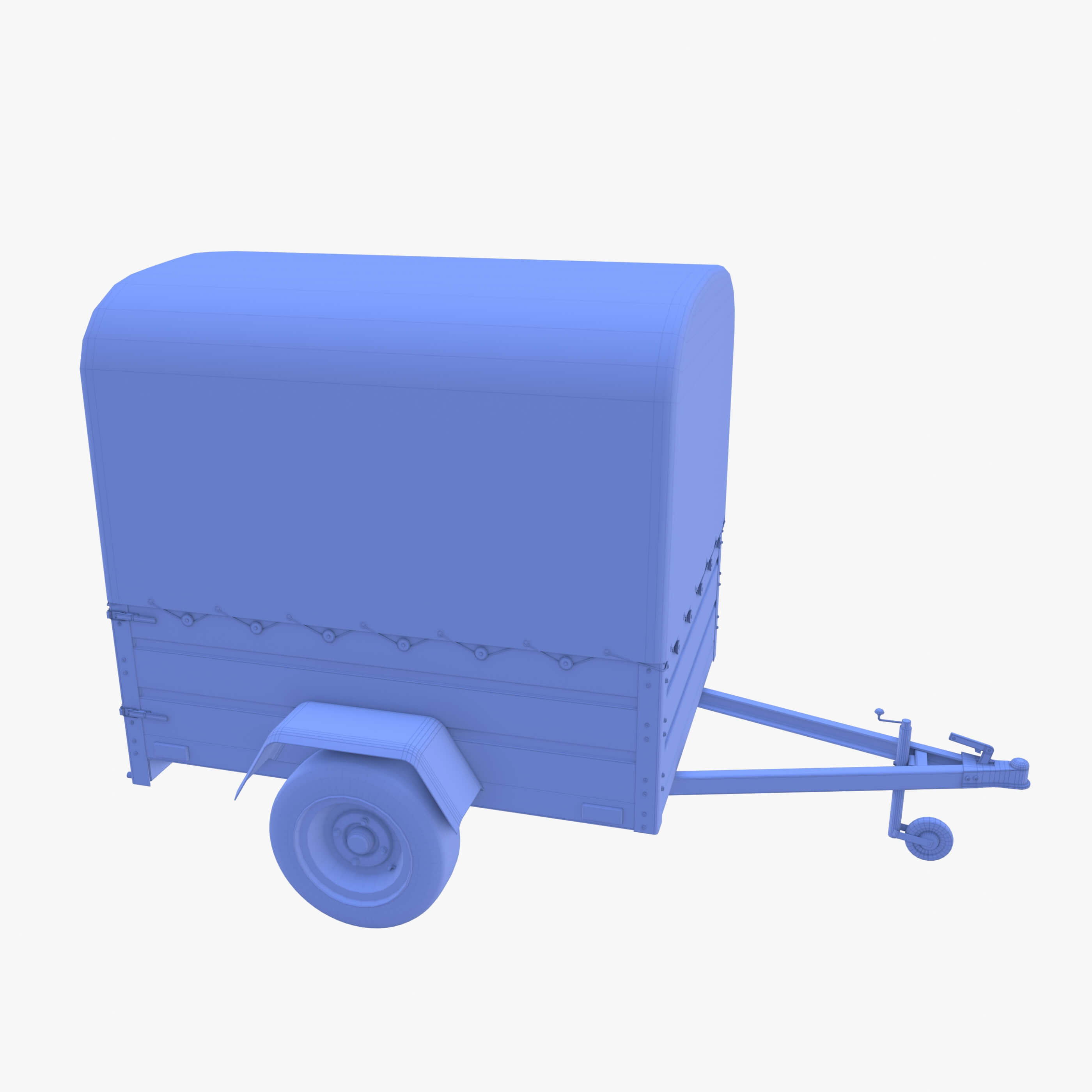 Cargo Trailer V1 - 3D Model by dragosburian