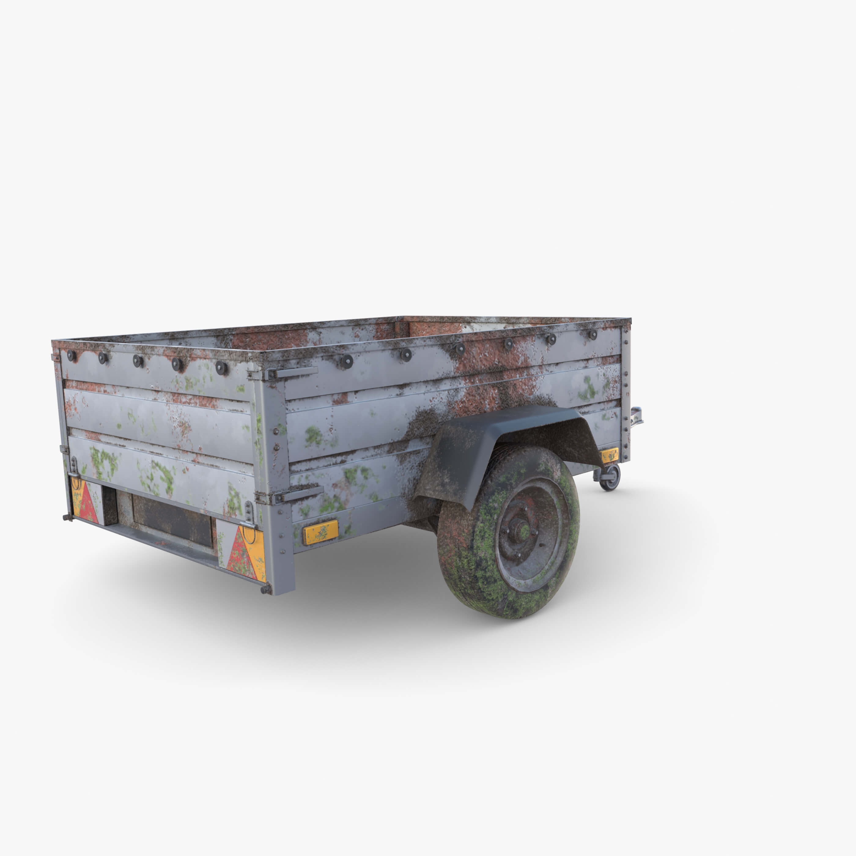 Cargo Trailer V3 Weathered - 3D Model by dragosburian