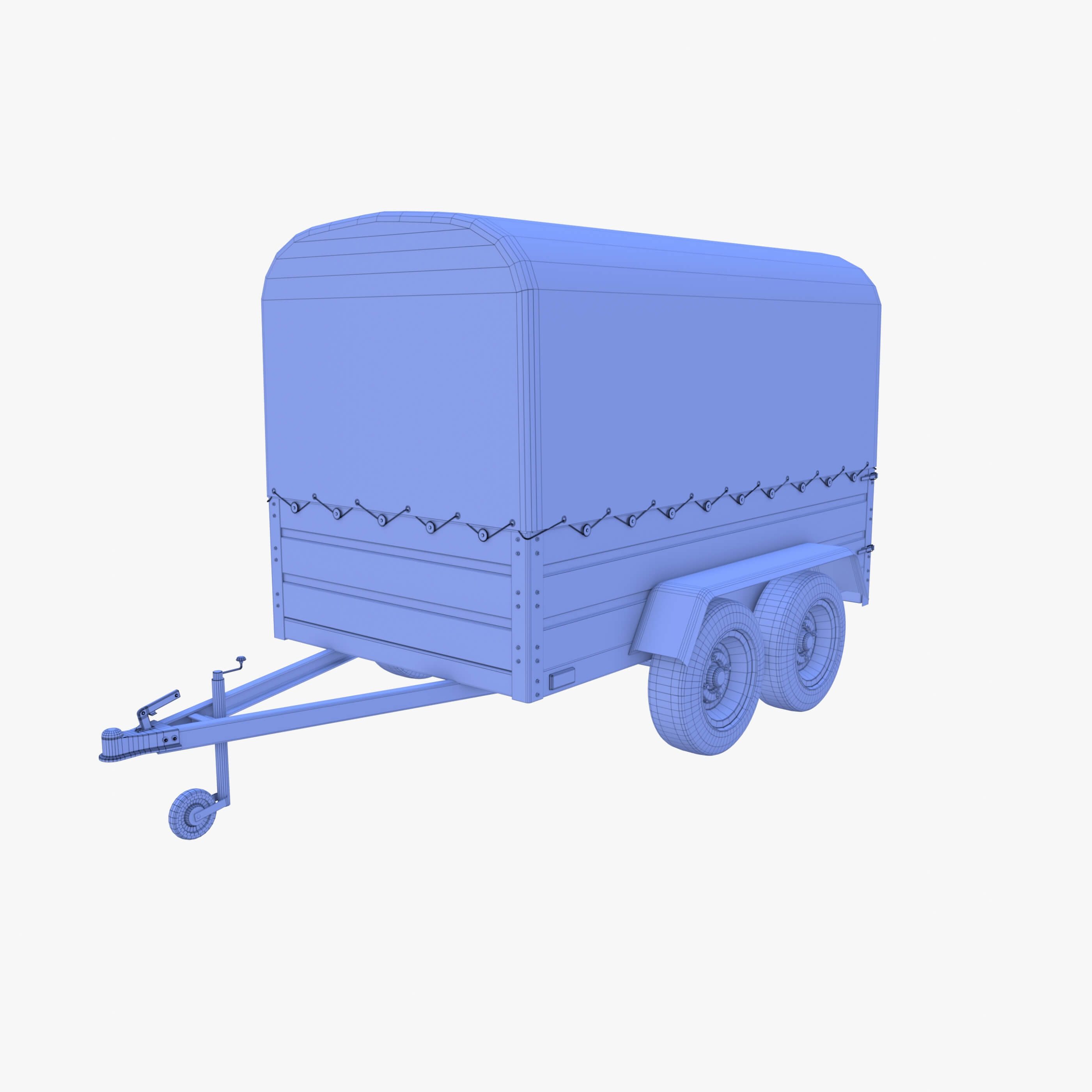 Cargo Trailer V5 - 3D Model by dragosburian