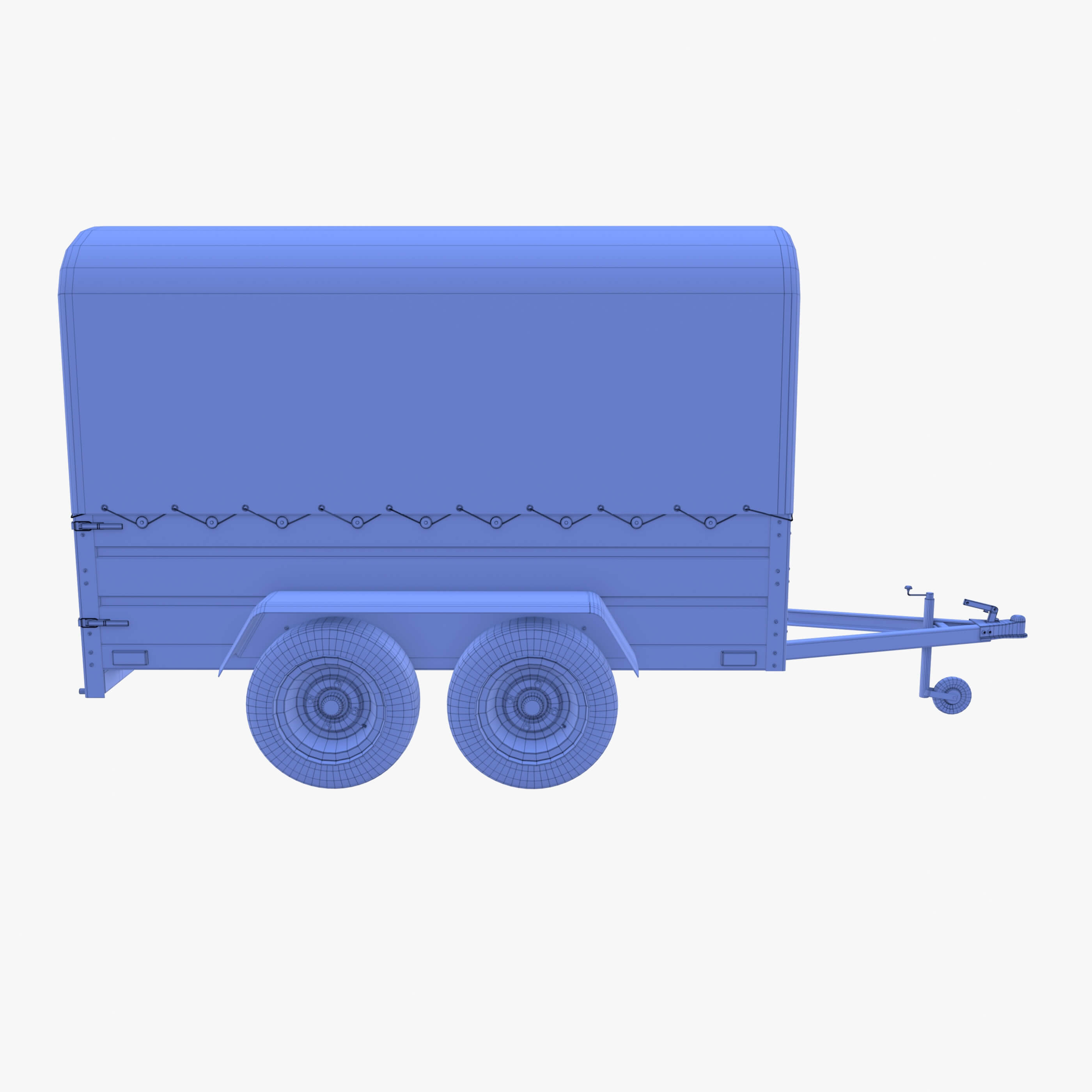 Cargo Trailer V5 - 3D Model by dragosburian