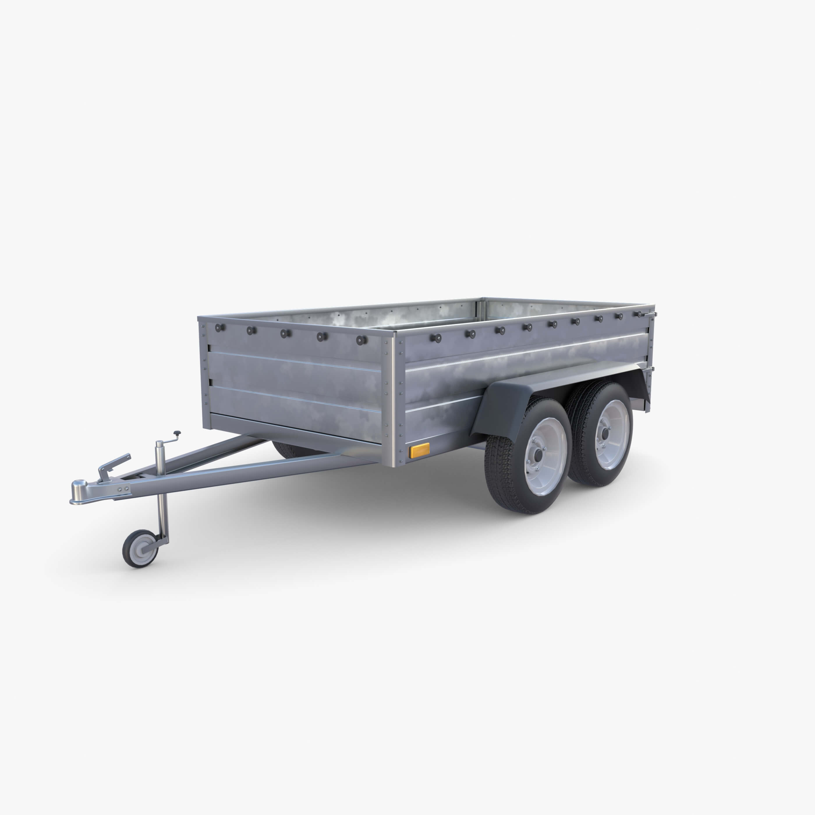 Cargo Trailer V7 - 3D Model by dragosburian