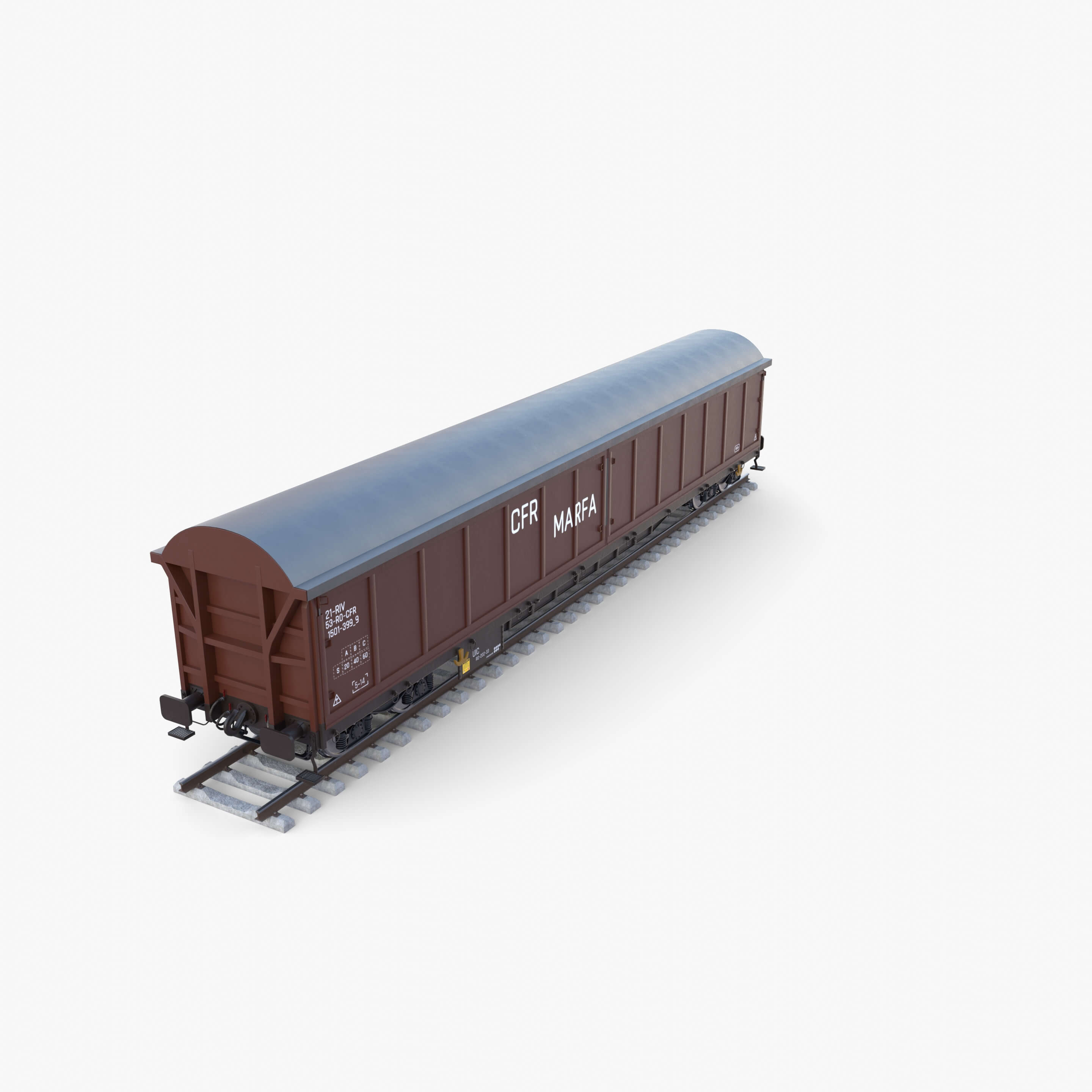 Cfr Boxcar Rail Car V2 - 3D Model by dragosburian