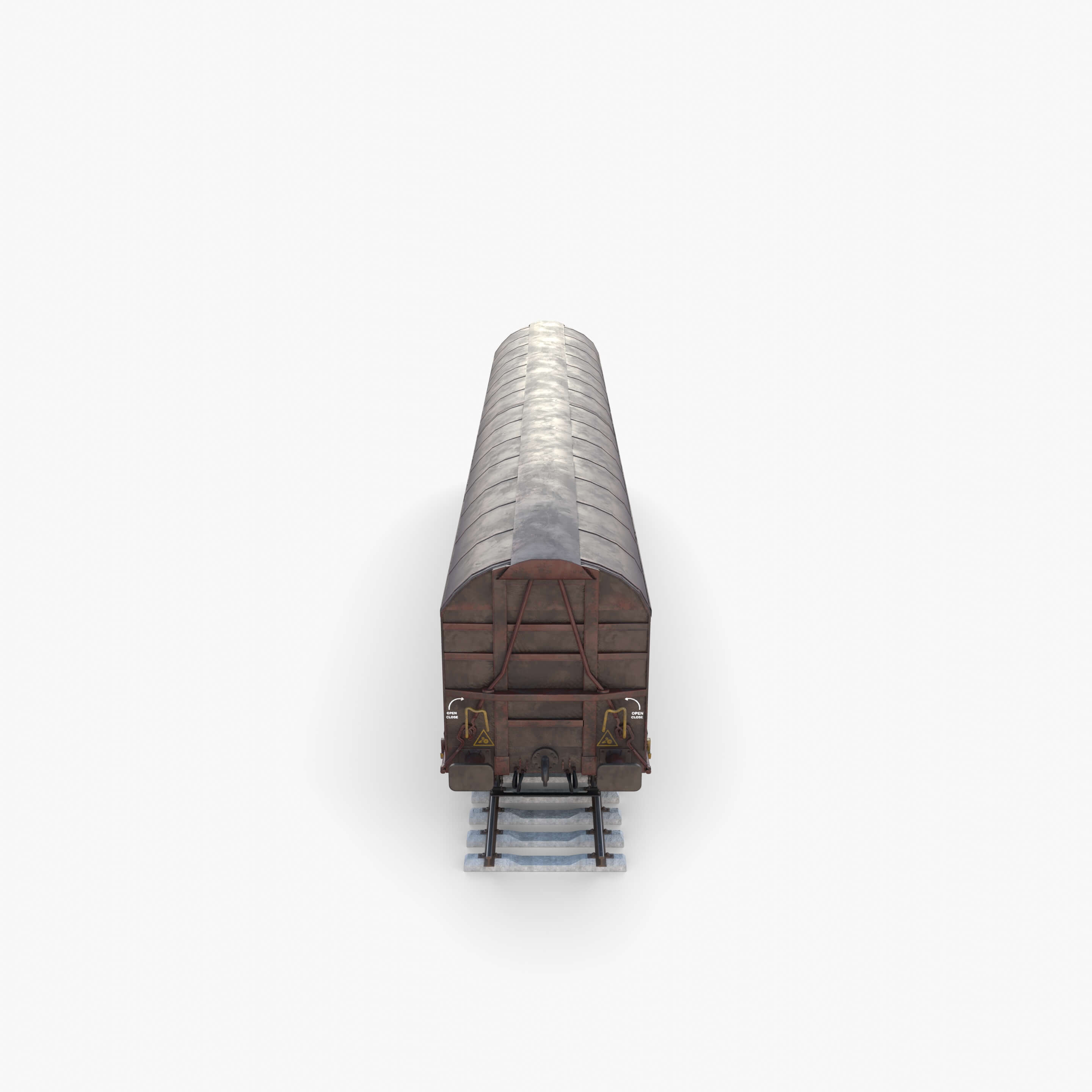 Cfr Habis Sliding Door Wagon 339 Rail Car V1 - 3D Model by dragosburian