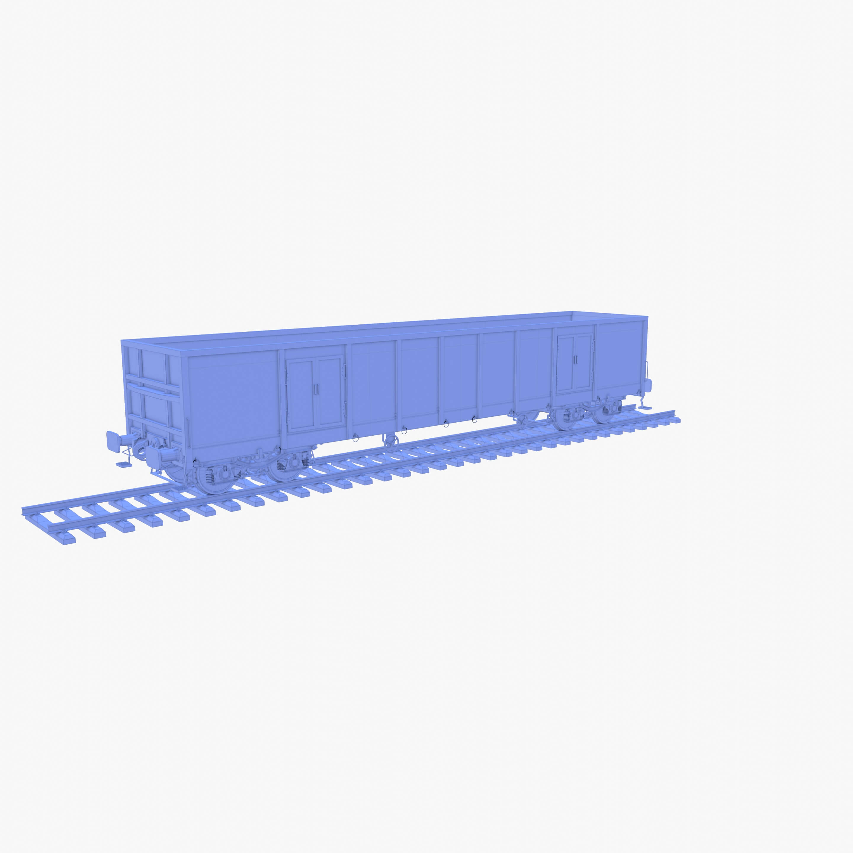 Cfr Open Box Rail Car V1 - 3D Model by dragosburian