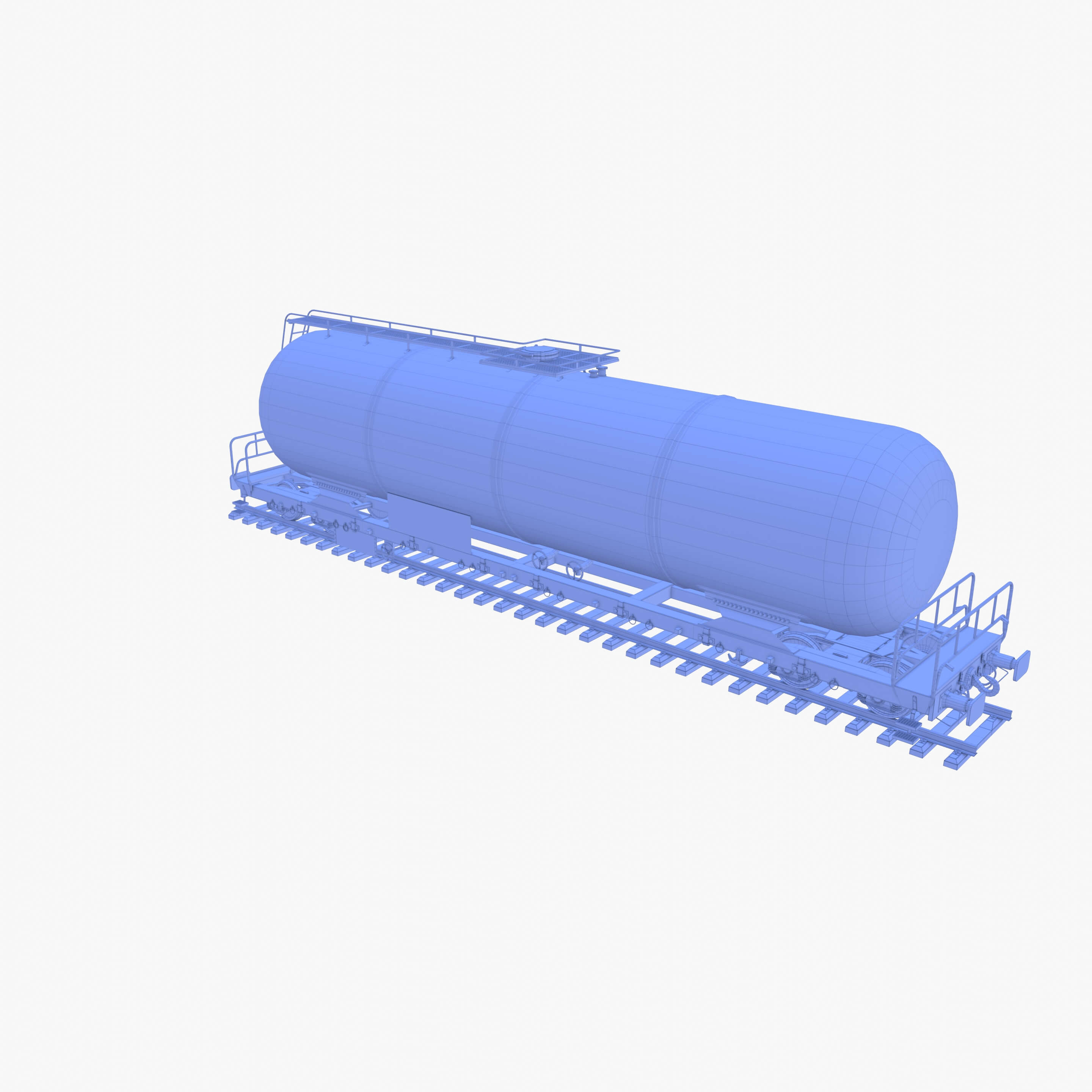 Cfr Tanker Rail Car V1 - 3D Model by dragosburian