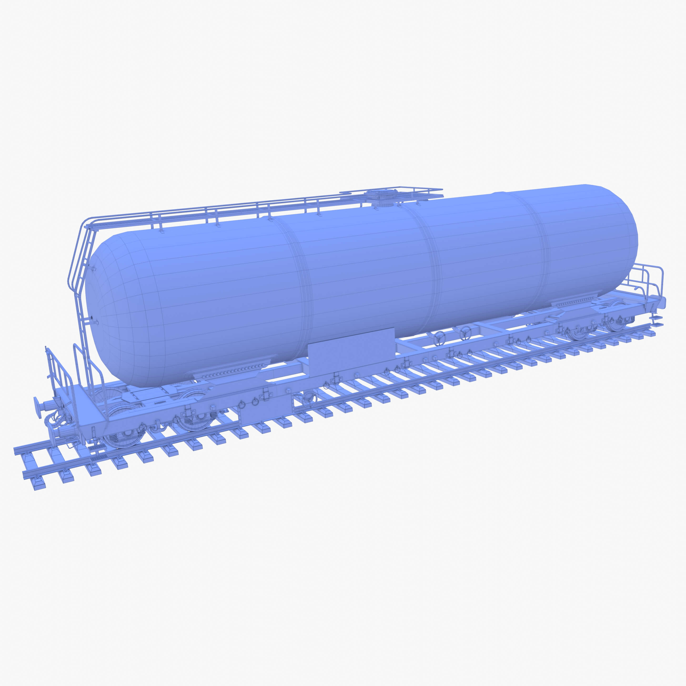 Cfr Tanker Rail Car V1 - 3D Model by dragosburian
